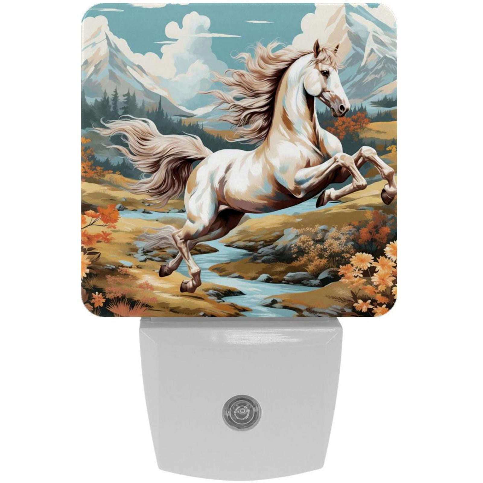 Horse LED Square Night Light - Energy Efficient and Stylish ...