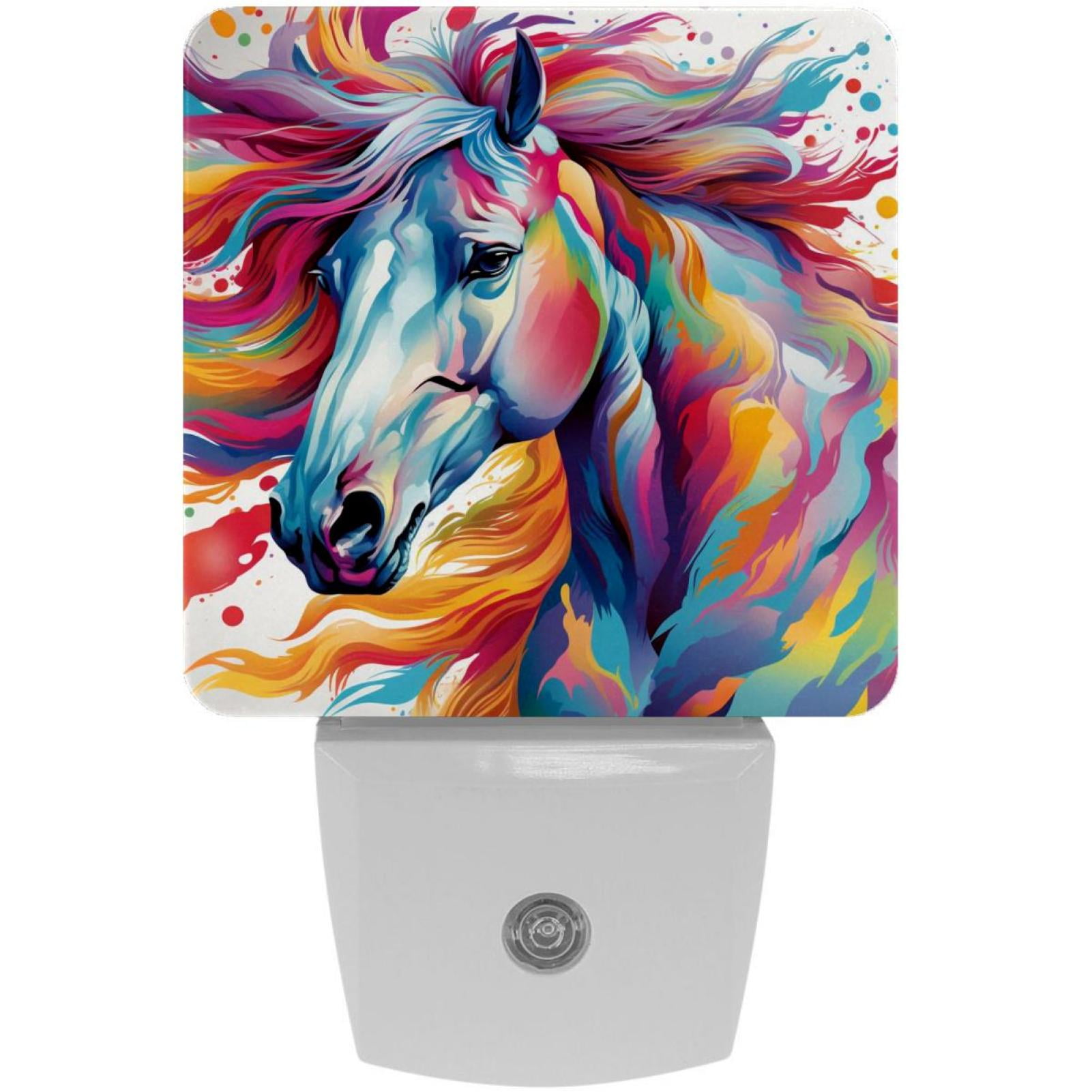 Horse LED Square Night Lights: Compact and Energy-Efficient ...