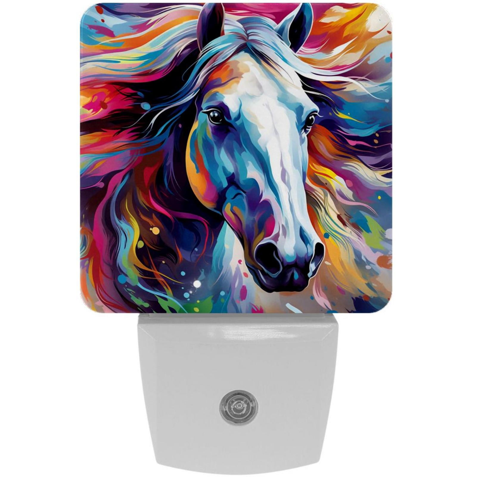 Horse LED Square Night Lights - Energy Efficient and Contemporary ...