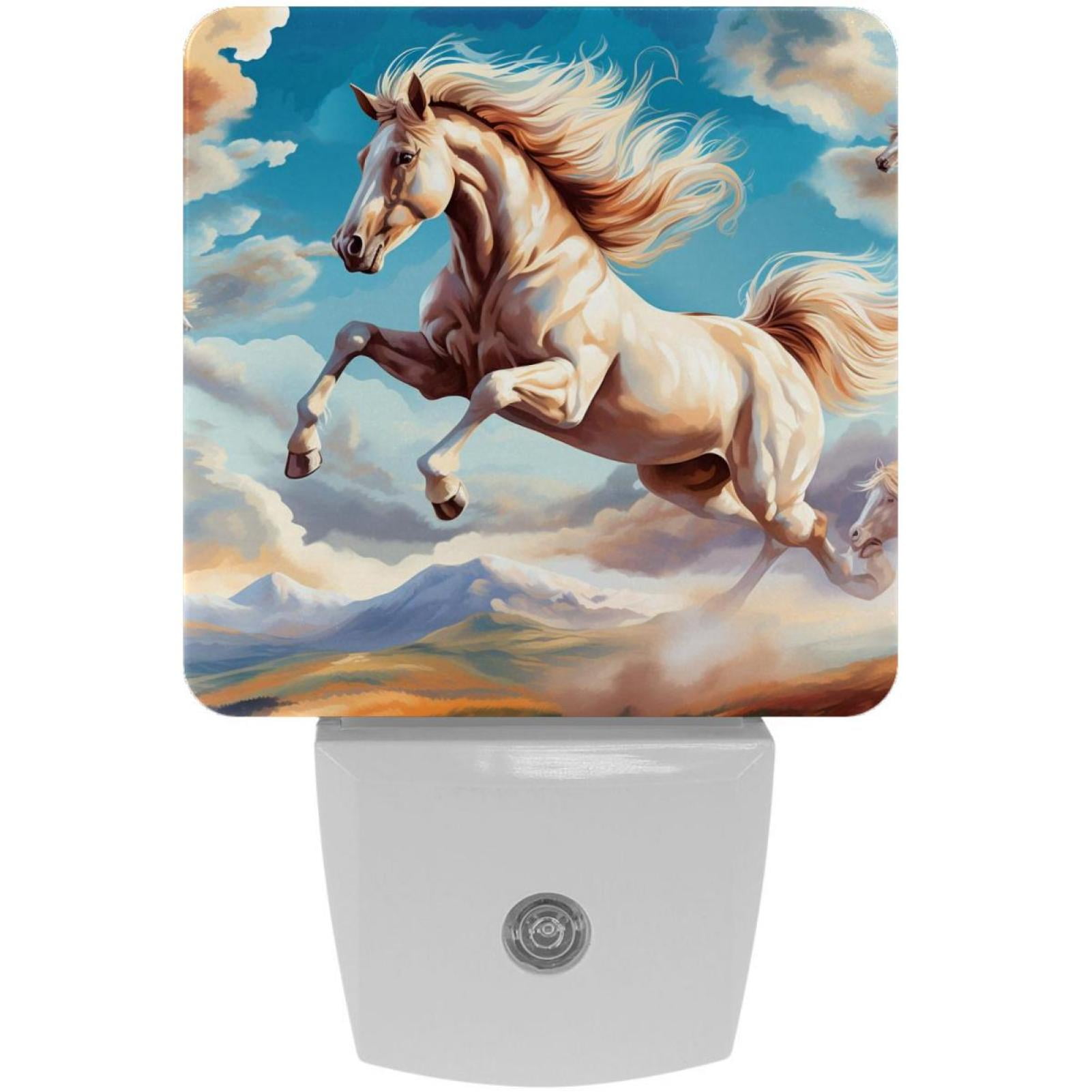 Horse LED Square Night Lights - Energy Efficient & Elegant Decorative ...