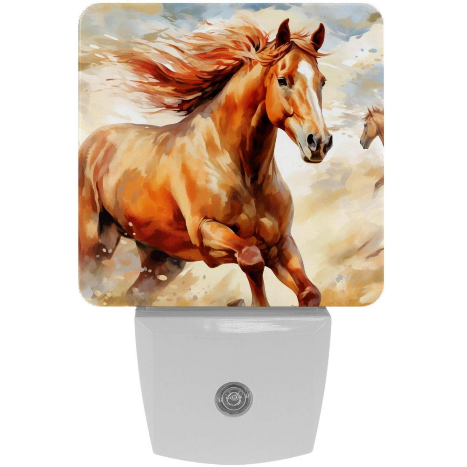 Horse LED Square Night Lights - Energy Efficient and Sleek Design - for ...