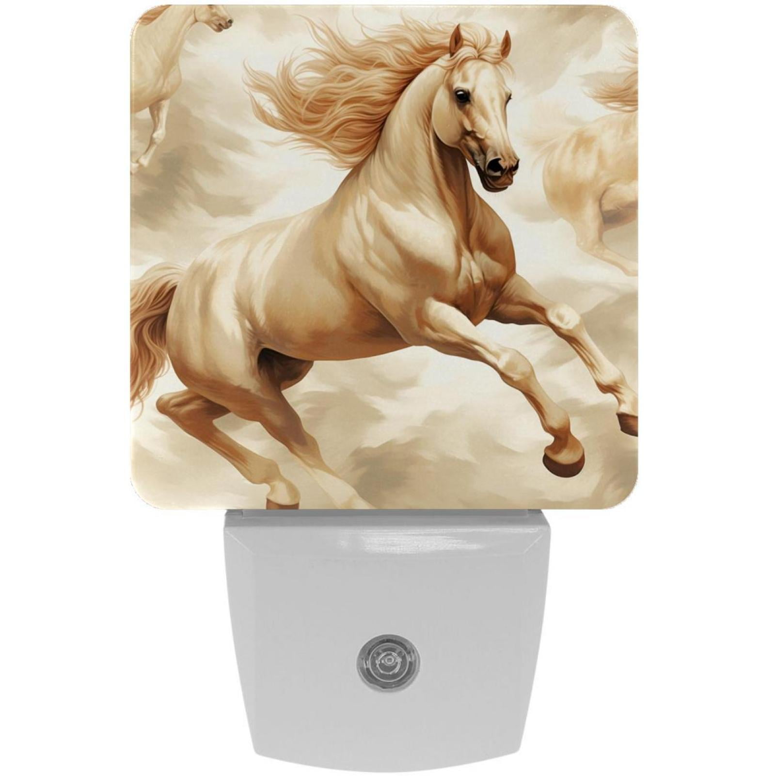 Horse LED Square Night Lights - Energy Efficient and Stylish Decor for ...