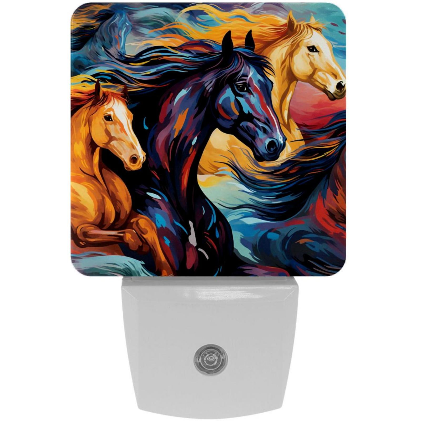 Horse LED Square Night Lights: Energy-Efficient and Stylish ...