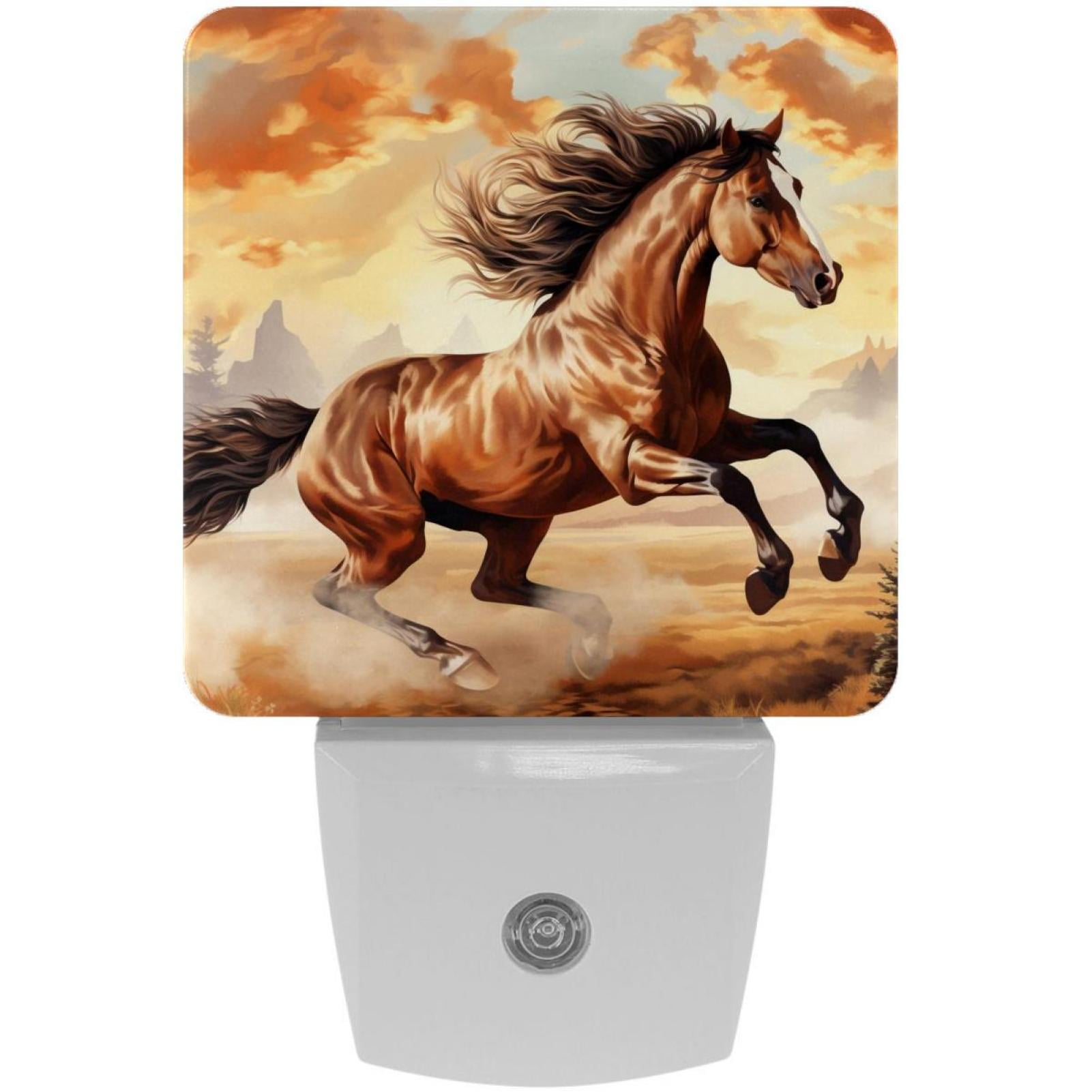 Horse LED Square Night Lights- Energy Efficient and Stylish ...