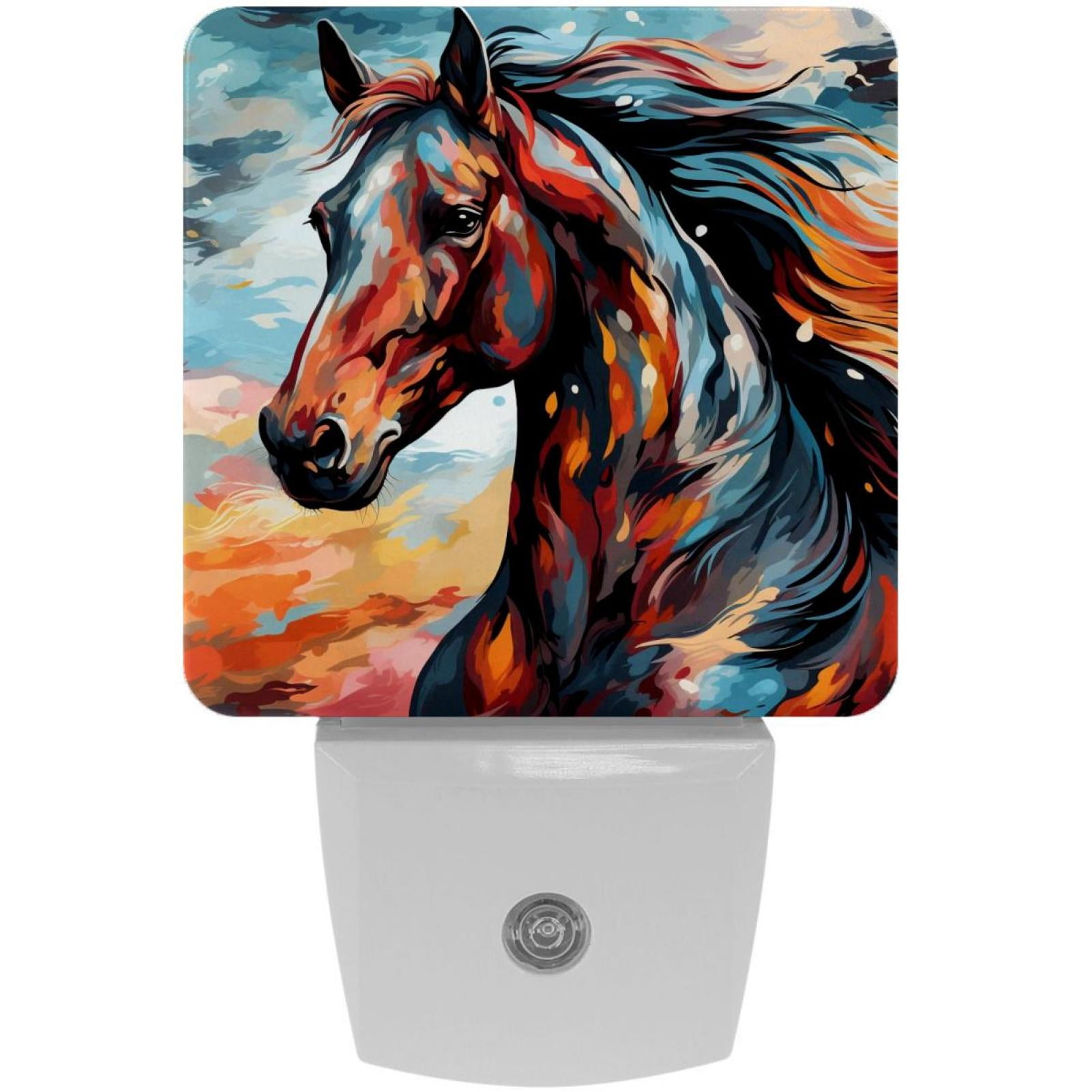 Horse LED Square Night Lights- Energy Efficient and Stylish ...