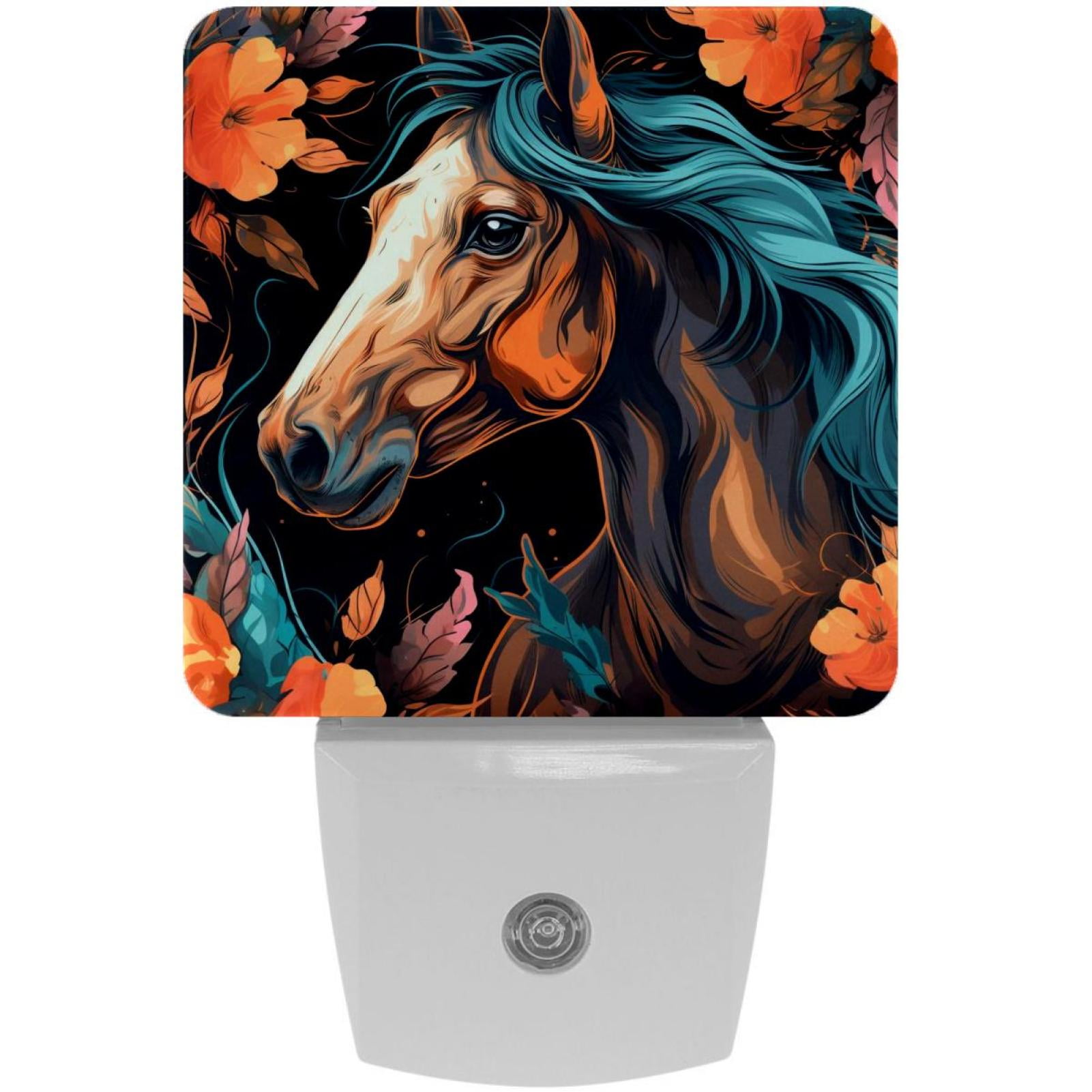 Horse LED Square Night Lights - Energy Efficient and Stylish Room ...
