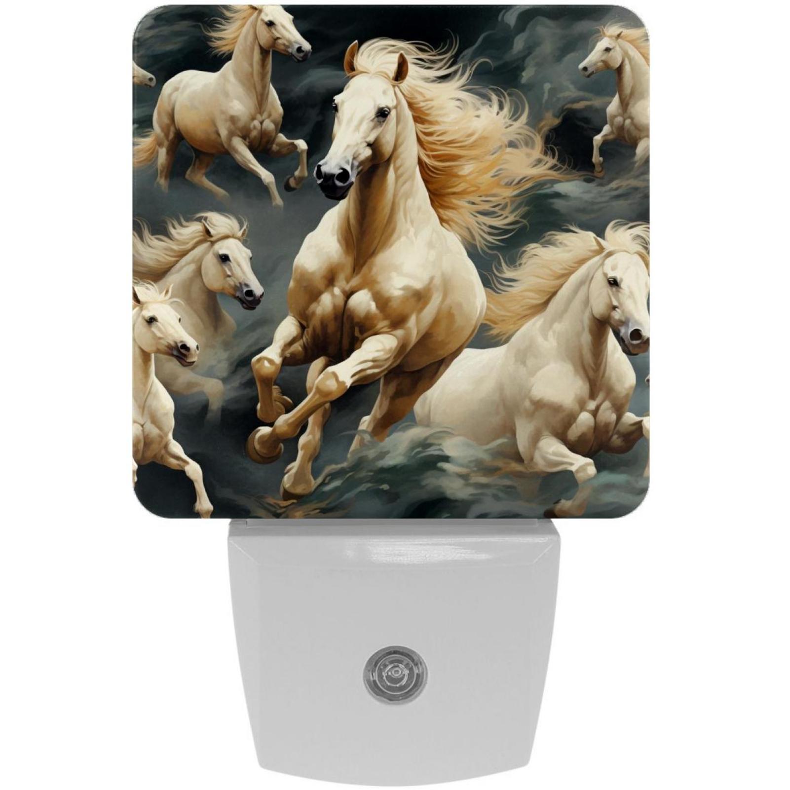 Horse LED Square Night Lights - Stylish and Energy-Efficient Lighting ...