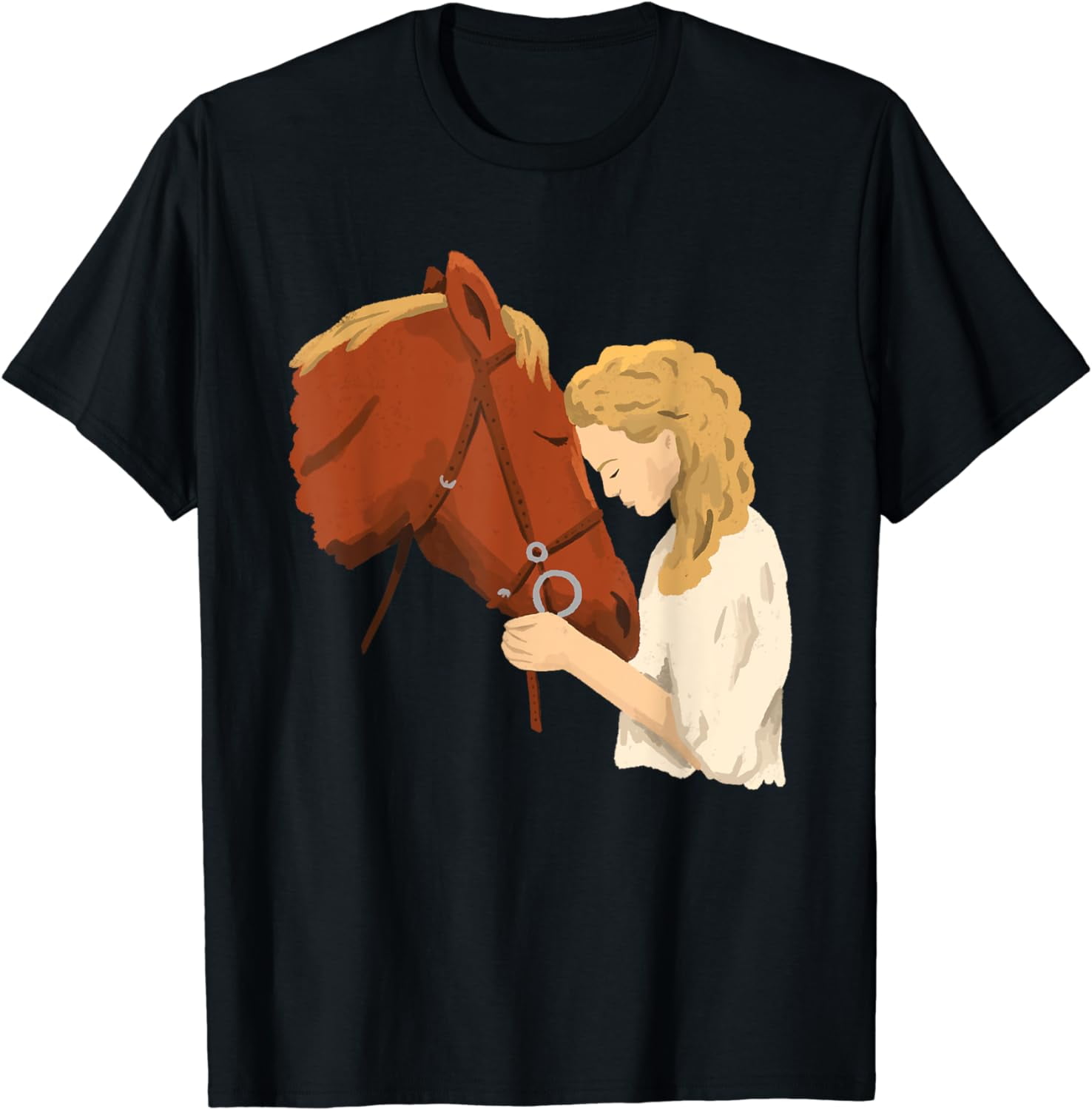 Horse Lover Equestrian Riding Horse Horseback Riding T-Shirt - Walmart.com