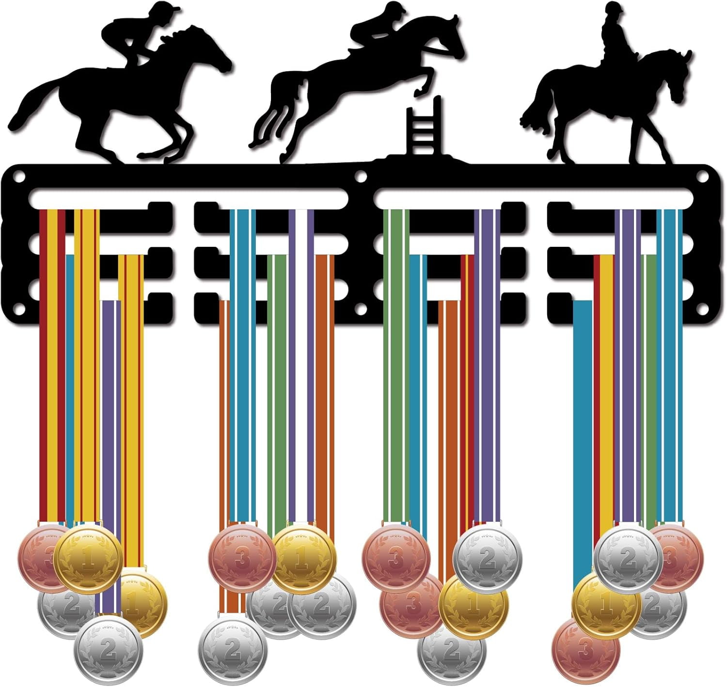 Horse Medal Holder Equestrian Medal Hanger Awards Hanging Rack Small ...