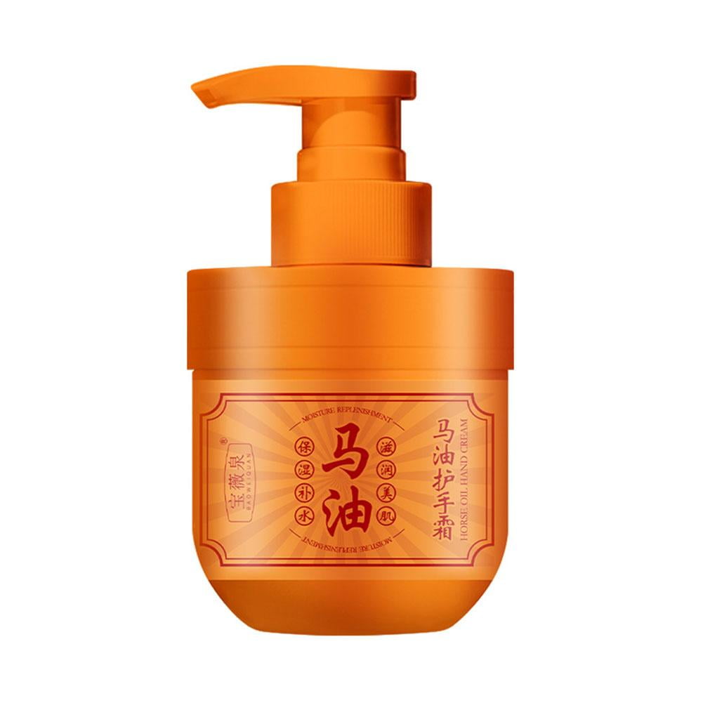 Horse Oil Hand Cream 350g Moisturizing Gentle Care Color Brightening ...