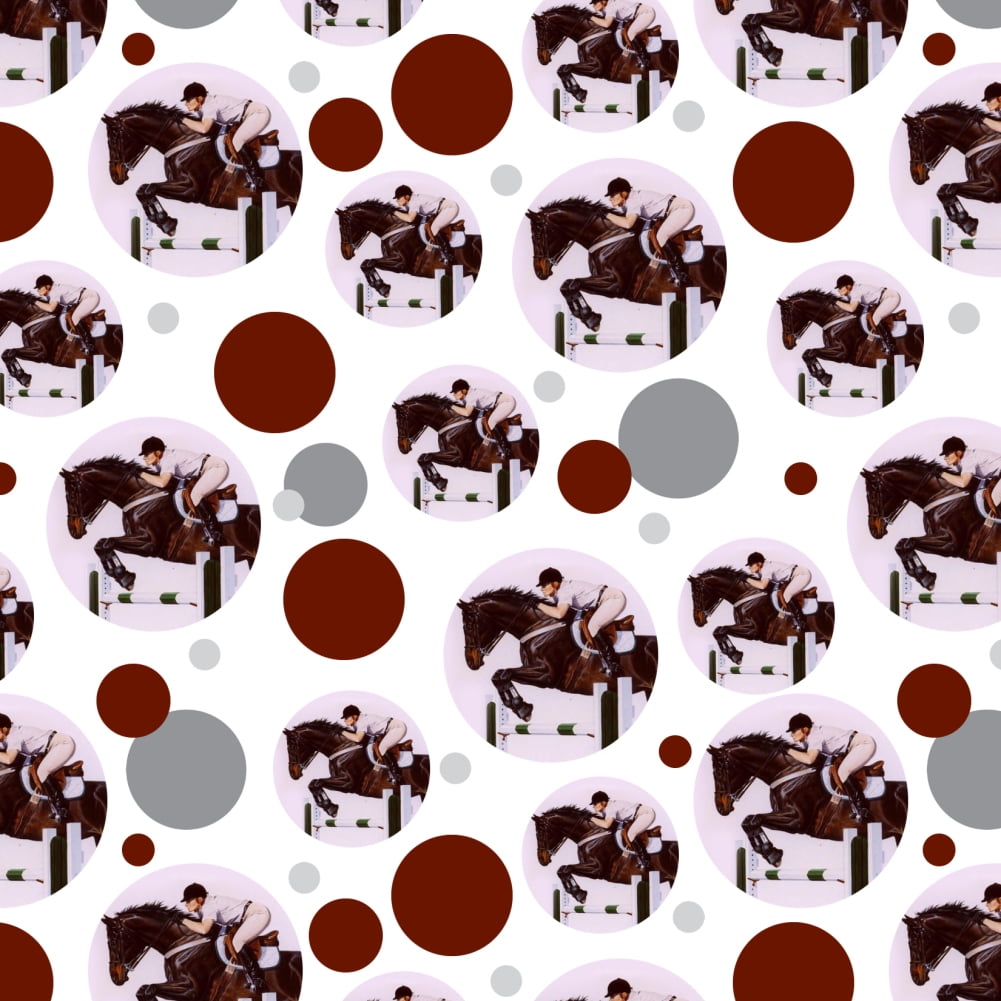 Horse Open Stadium Show Jumping Premium Gift Wrap Wrapping Paper Roll ...