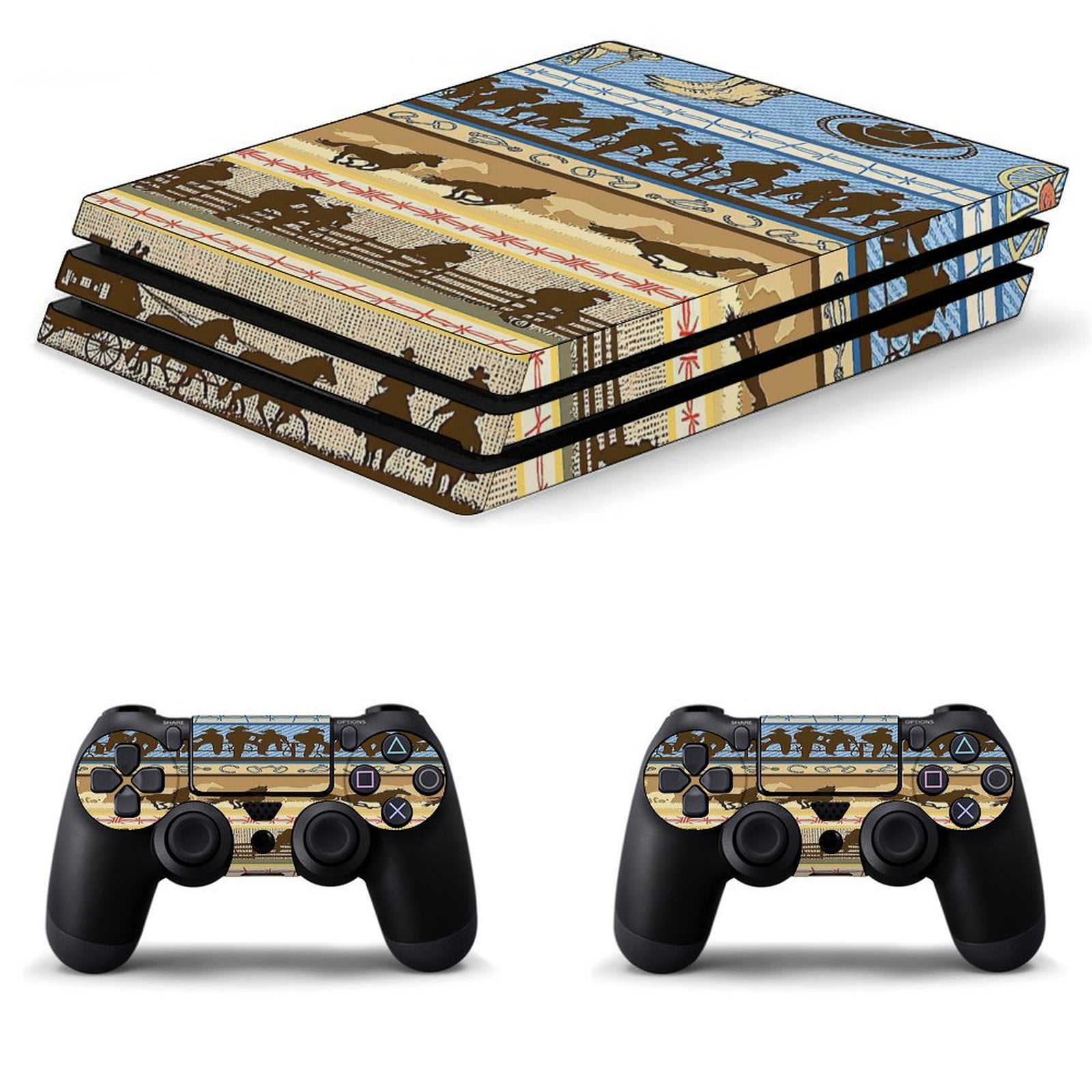 Horse Pattern PS4/PS4 Pro/PS4 Slim Skin Sticker For Console And ...