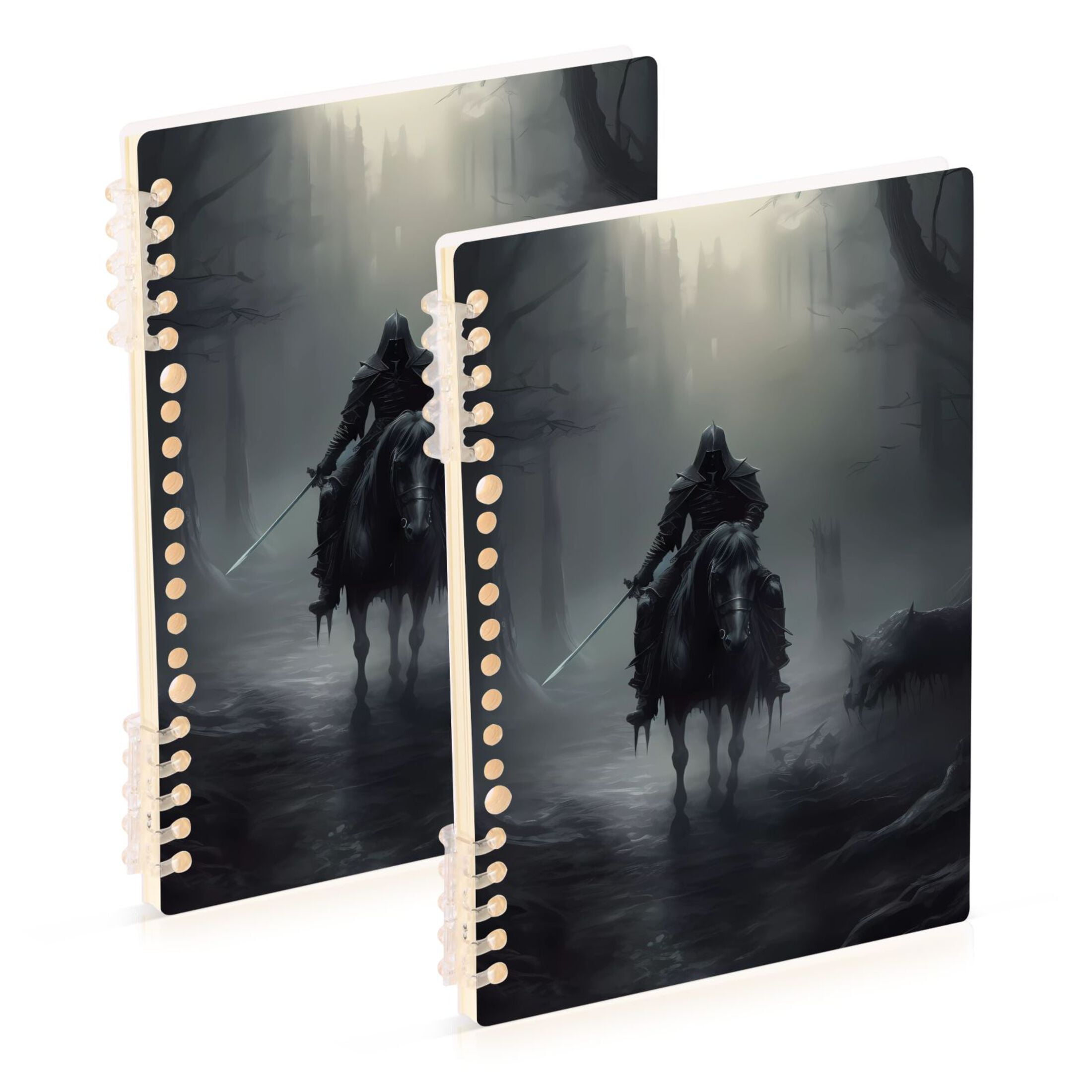 Horse Person and Trees Ring Binder Notebook Journey Note Diary College ...