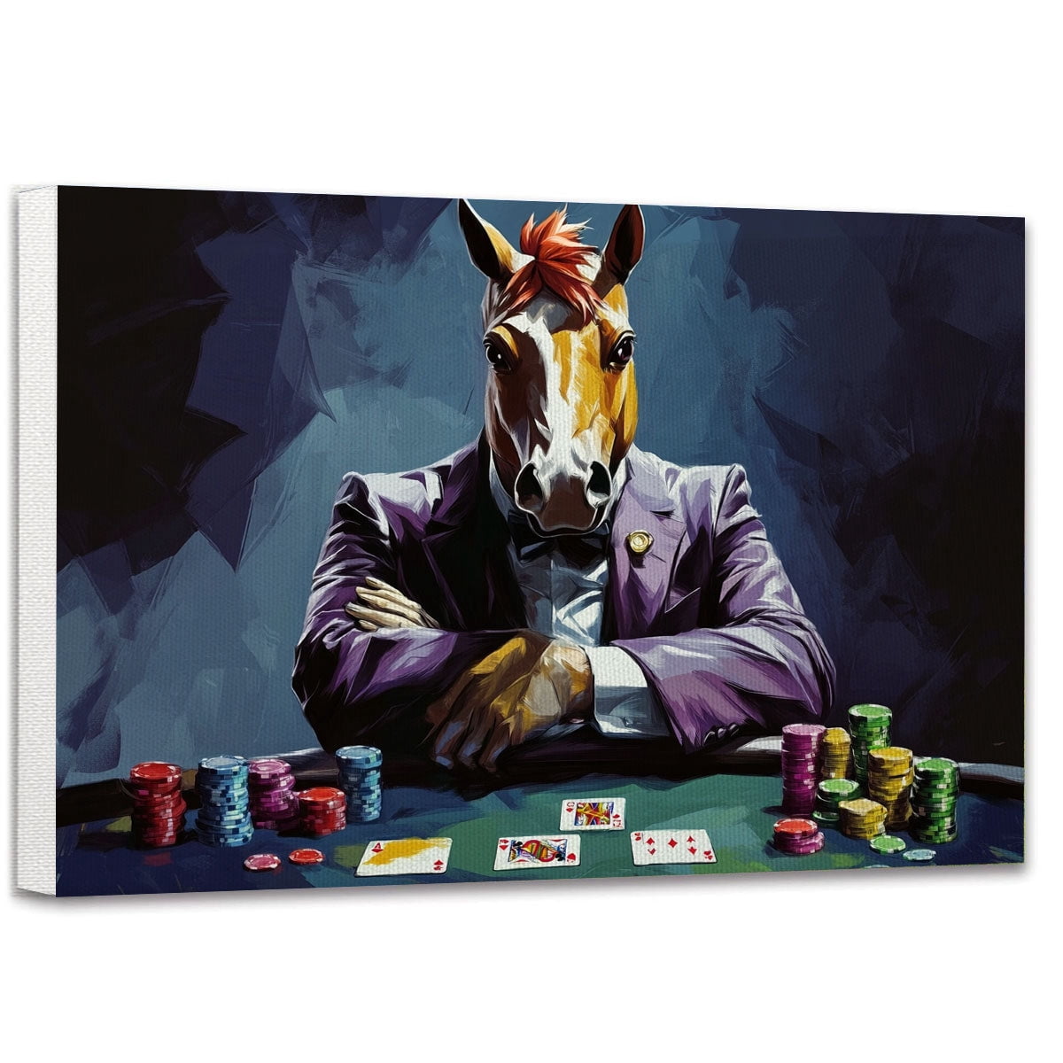 Horse Playing Poker Poster Wall Art Poster Wall Decor Aesthetic Posters ...