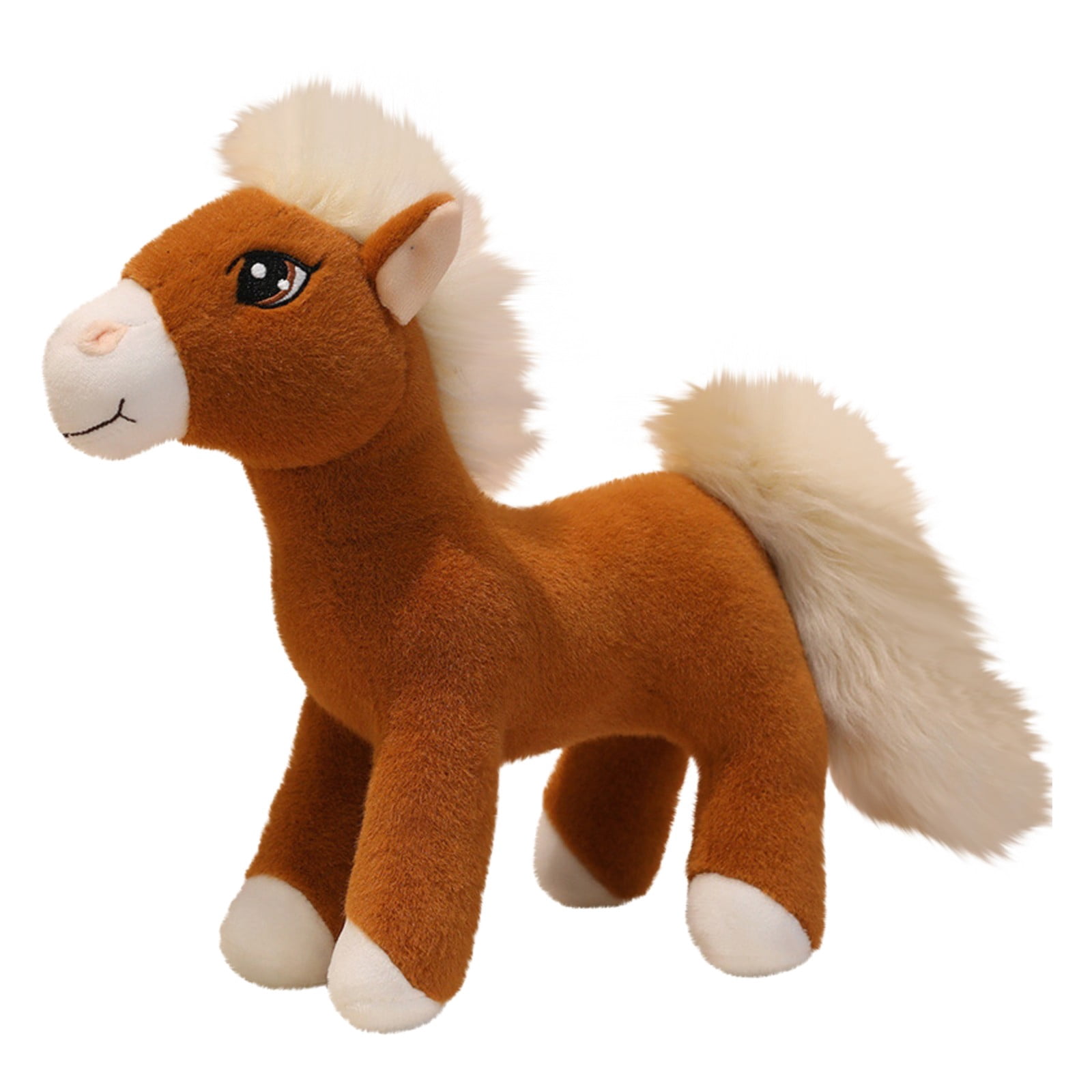 Horse Plush Stuffed Animal, 8 inchStuffed Horse, Super Soft Plush Horse ...
