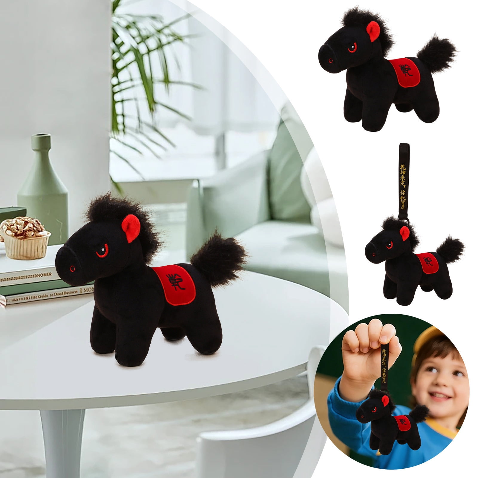 Horse Plush Toy – Soft Doll for Spring Festival | Decorative Stuffed ...