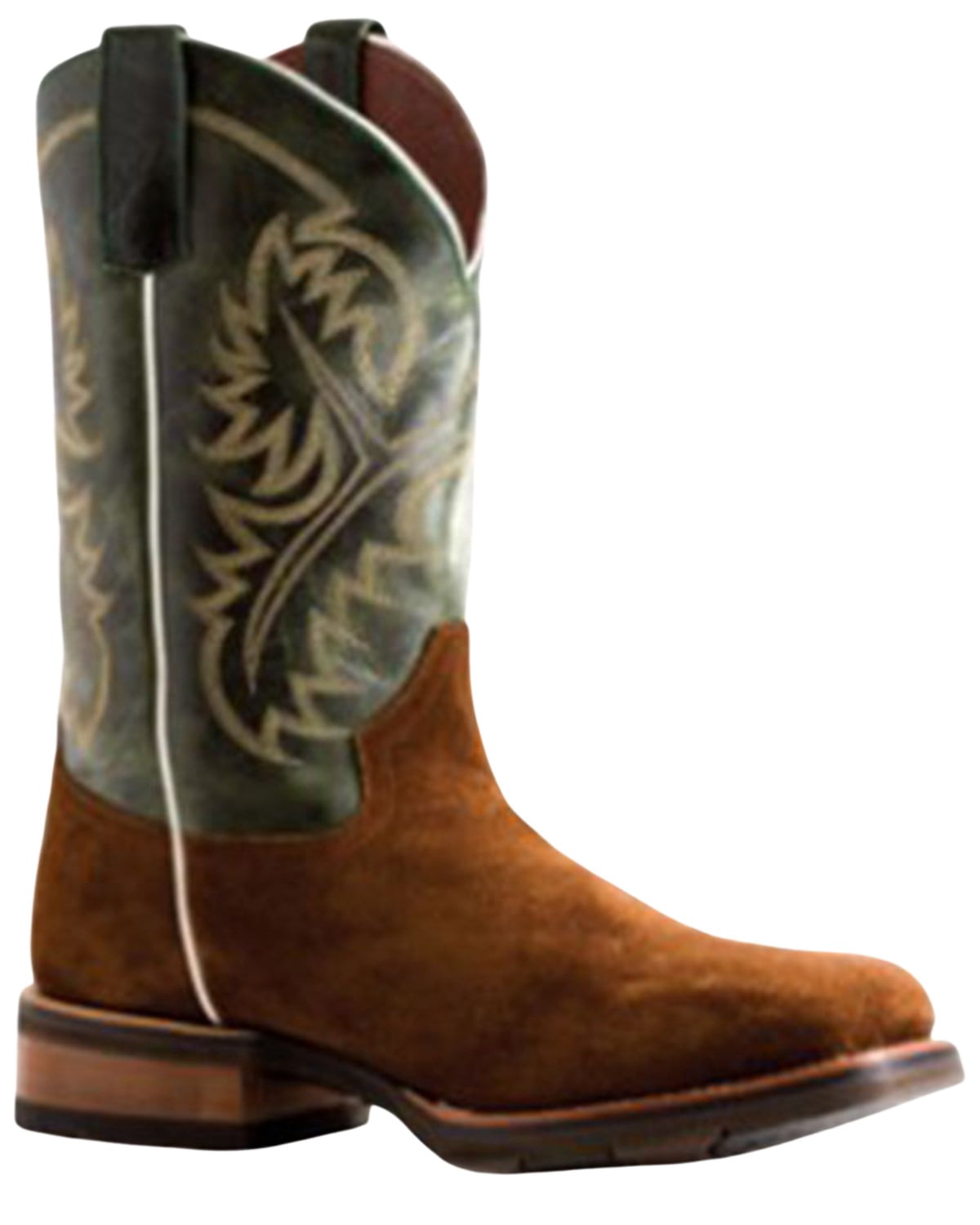 Horse Power Boys' Horsepower Western Boot Square Toe Brown 5 D ...