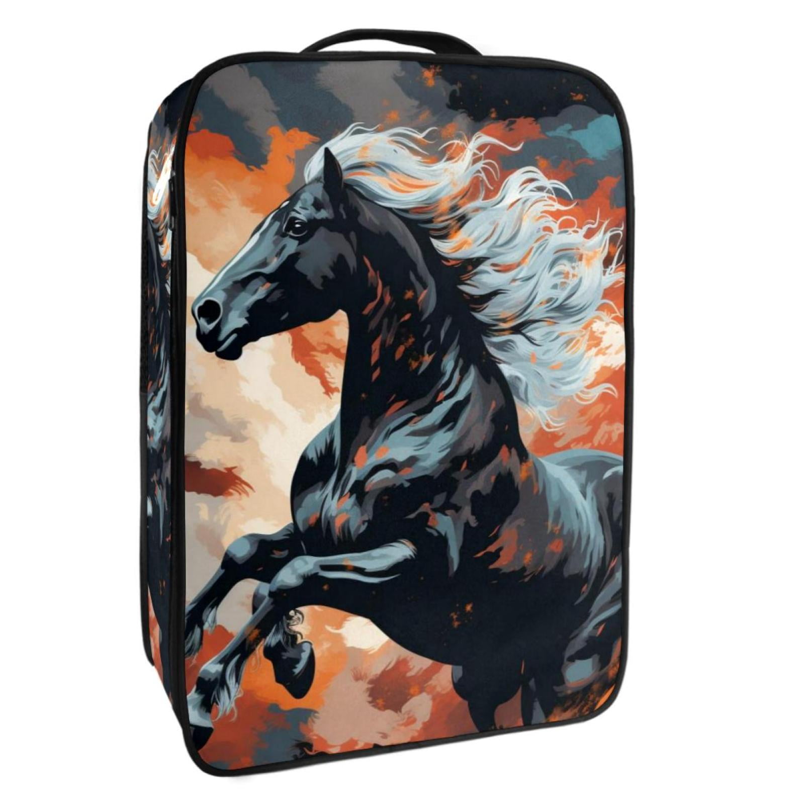 Horse Premium Polyester Shoe Rack - Organize Your Shoes in Style | 23x31cm/9x12in Shoe Storage ...