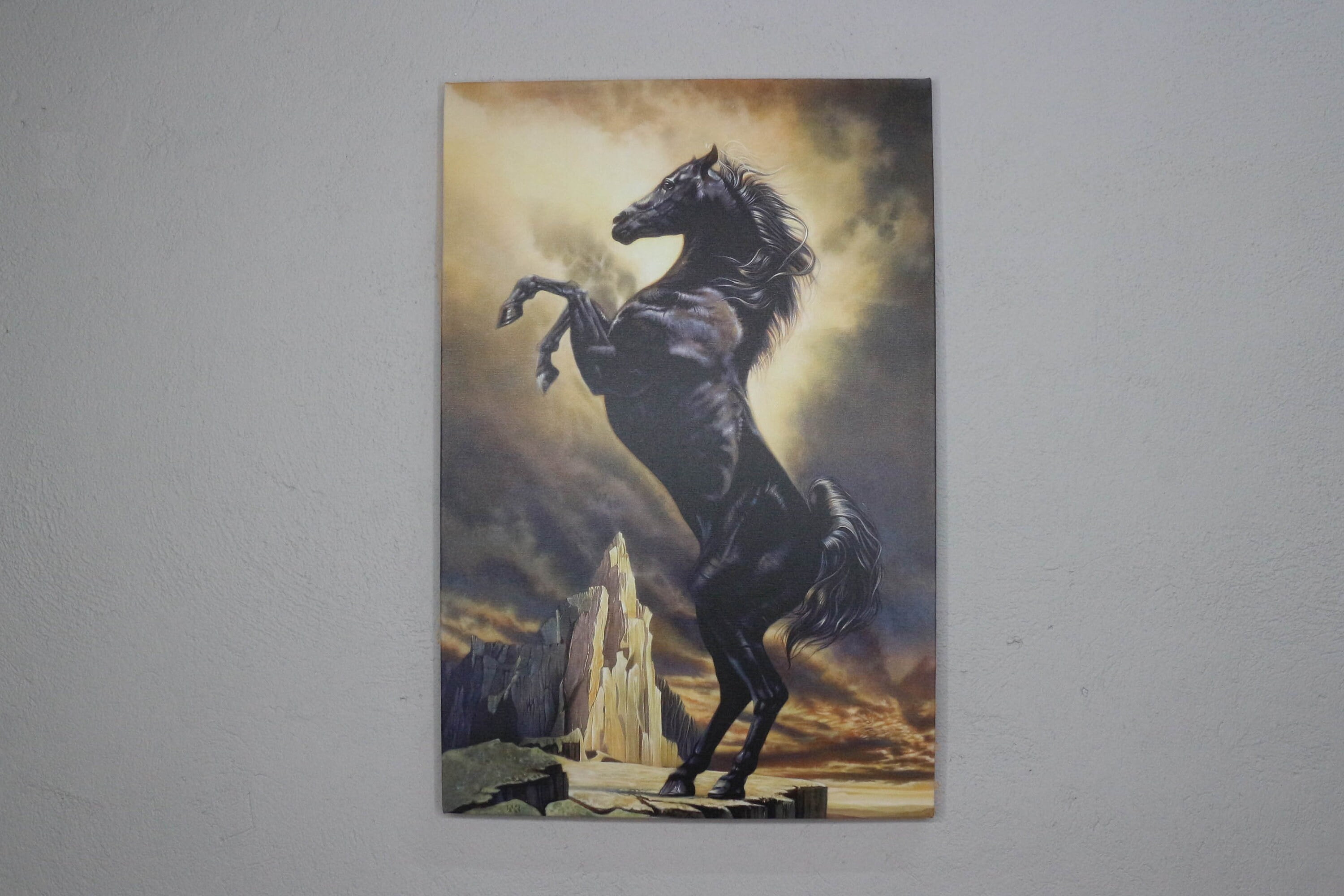 Horse Printed, Horse Lover Gift Canvas Poster, Animal Canvas Gift ...