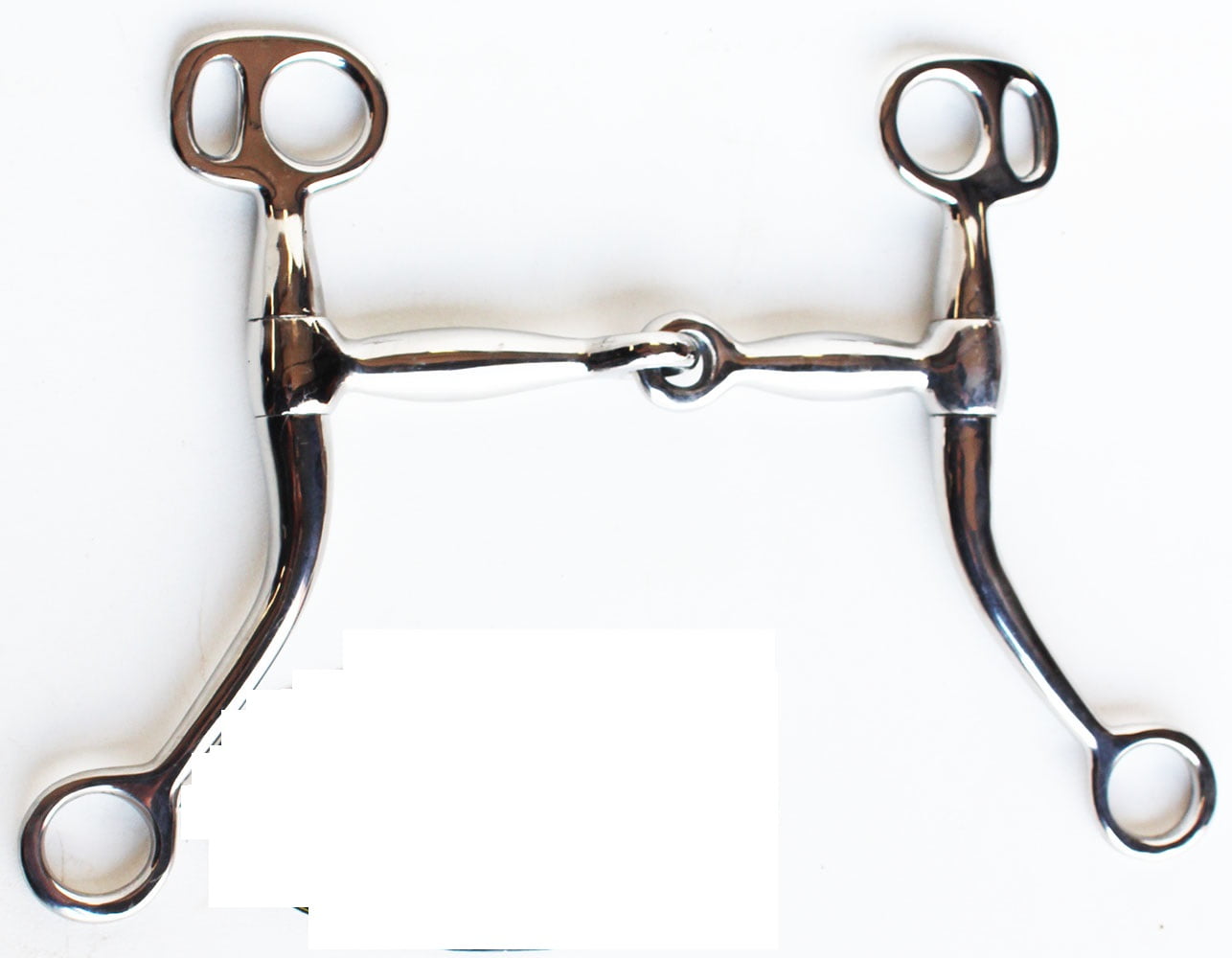 Horse Pro Rider STAINLESS STEEL CURB TRAINING BIT 5" SNAFFLE 35563B ...