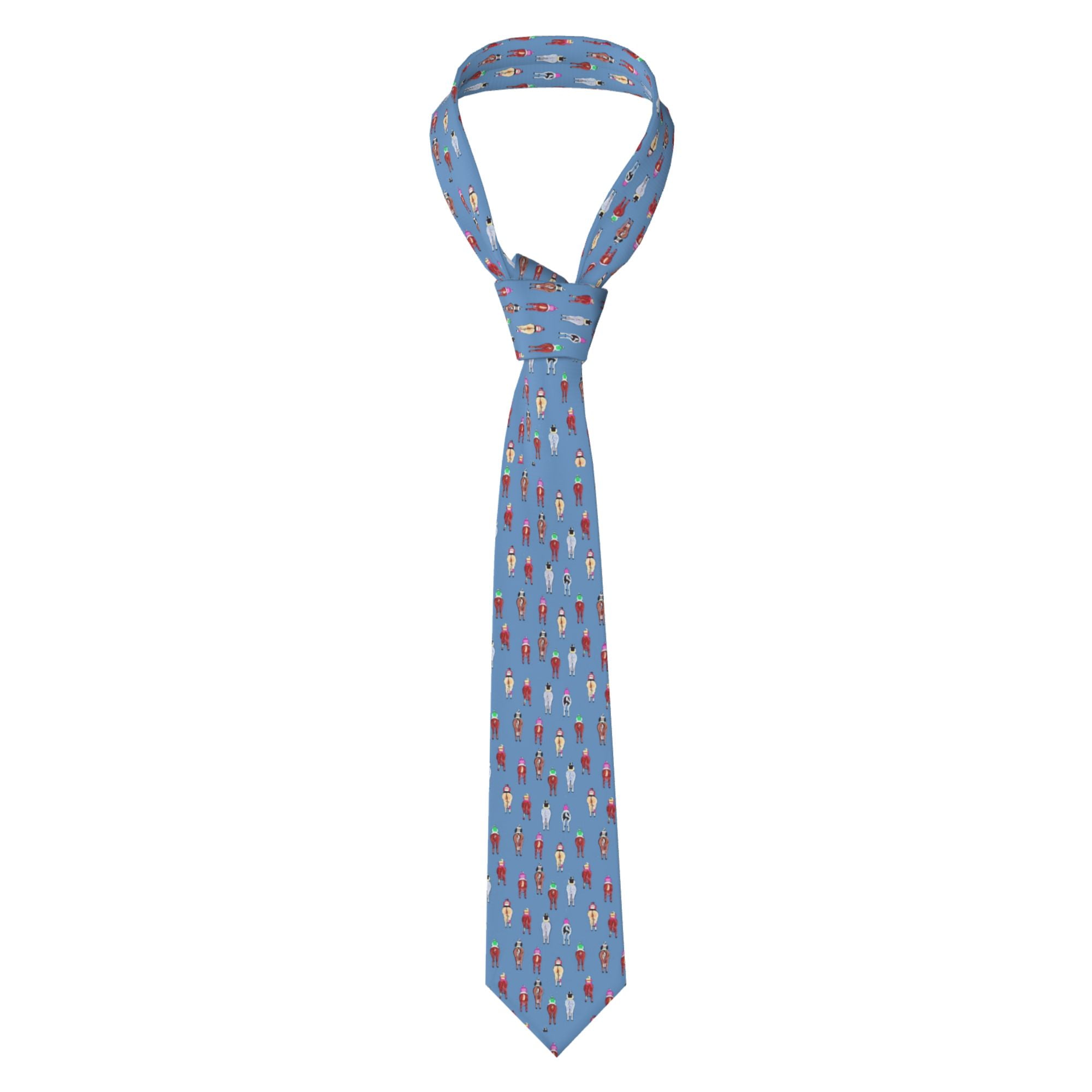 Horse Racing Bringing Up The Rear Kentucky Derby Men'S Necktie Fashion ...