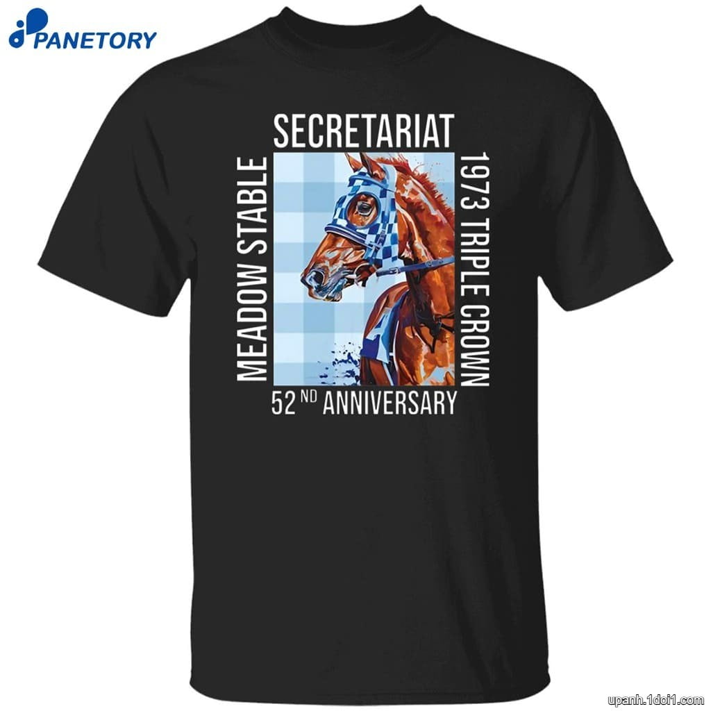 Horse Racing Meadow Stable Secretariat 1973 Triple Crown 52nd ...