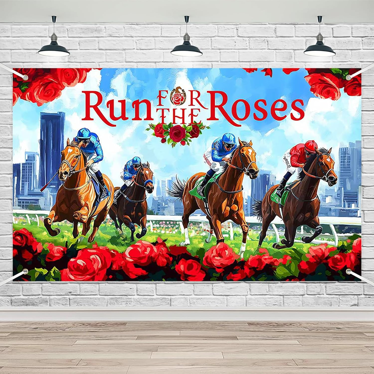Horse Racing Party Banner - Perfect for Birthday Parties, Event ...