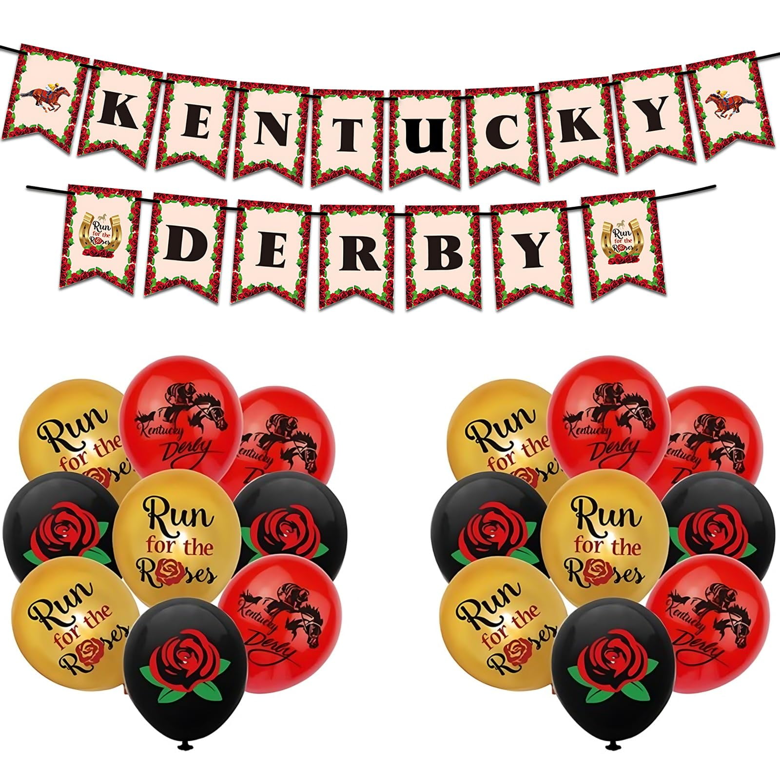 Horse Racing Party Decorations STF9 Kentucky Derby Party Decors with ...