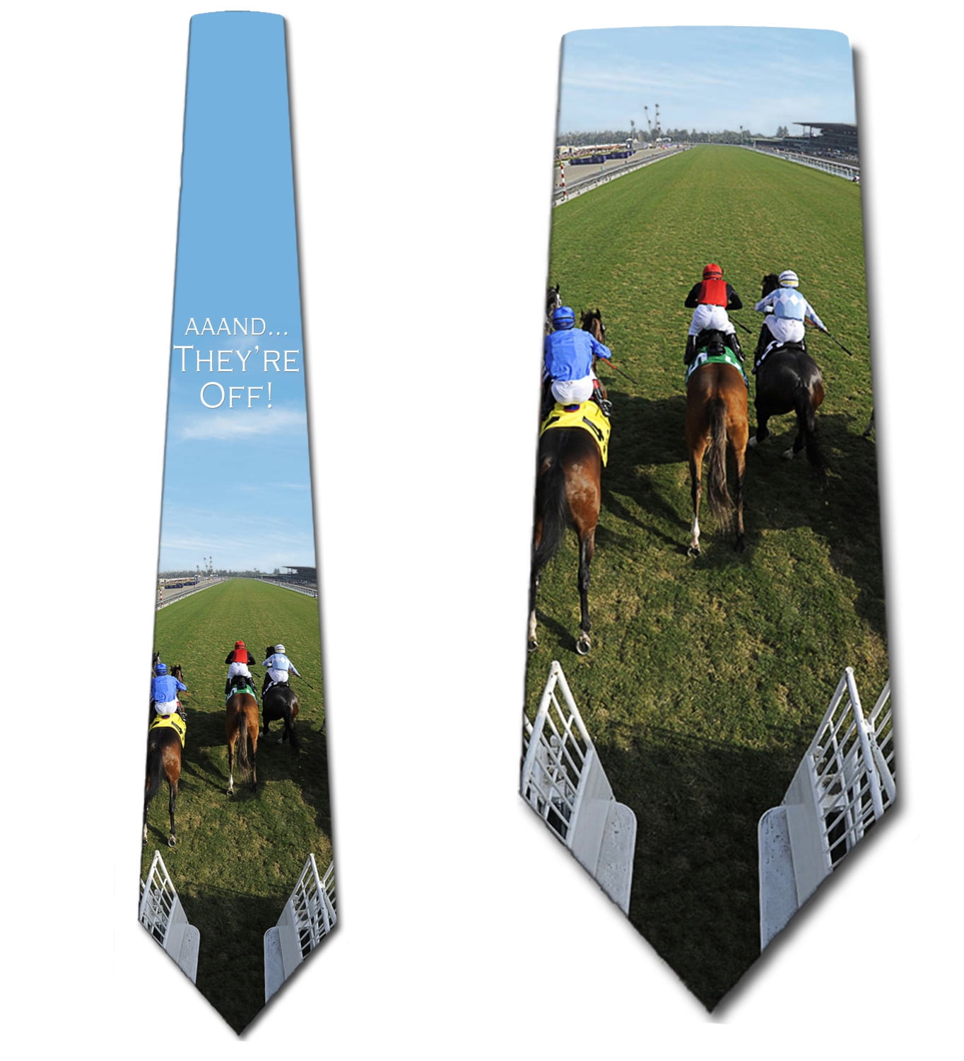 Horse Racing Ties Mens Animal Equestrian Horse Necktie by Three Rooker ...