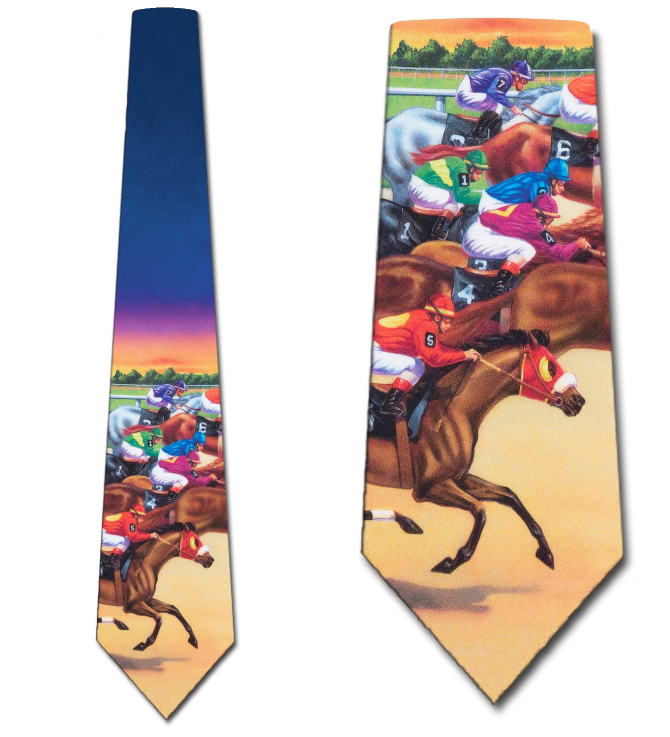 Horse Racing tie Necktie Mens Tie - Walmart.com