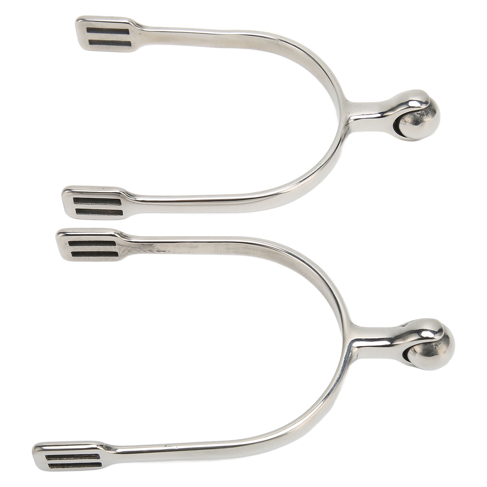 Horse Riding Spurs, Roller Ball Safe Durable Horse Spurs Rounded Edge ...