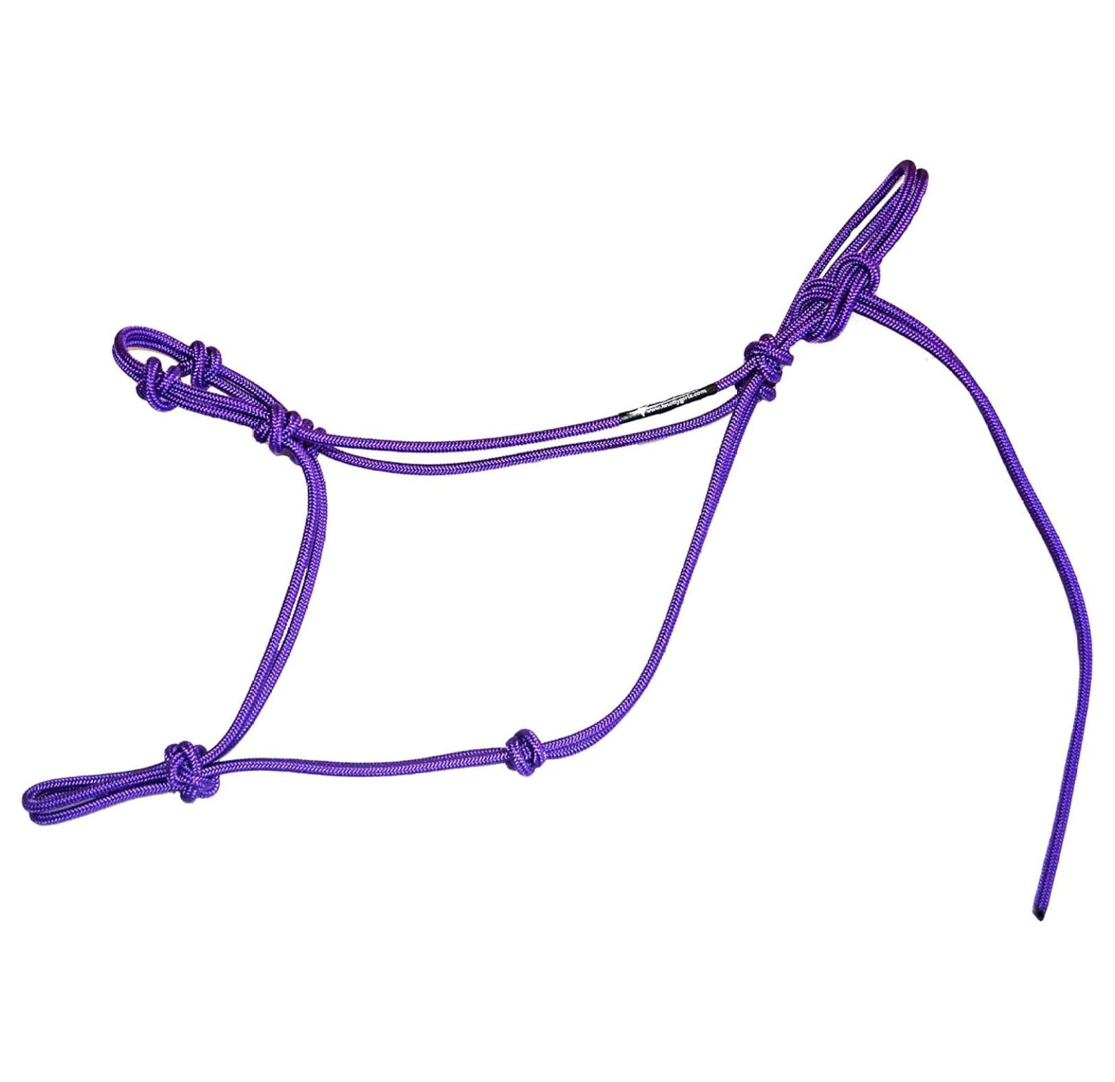 Horse Rope Training Halter - 4 Knot 1/4" Stiff Halter Cord - Used by Famous Trainers Multiple ...