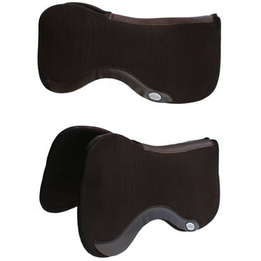 32" X 30" Hilason Horse Saddle PAD Western Contoured Wool Felt Moisture ...