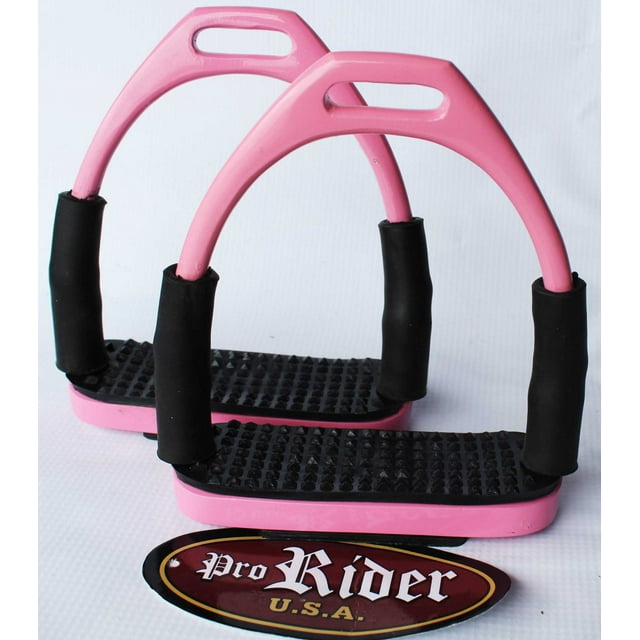 Horse Saddle English Stirrups Riding Flex Fillis Irons Double Jointed 4 ...