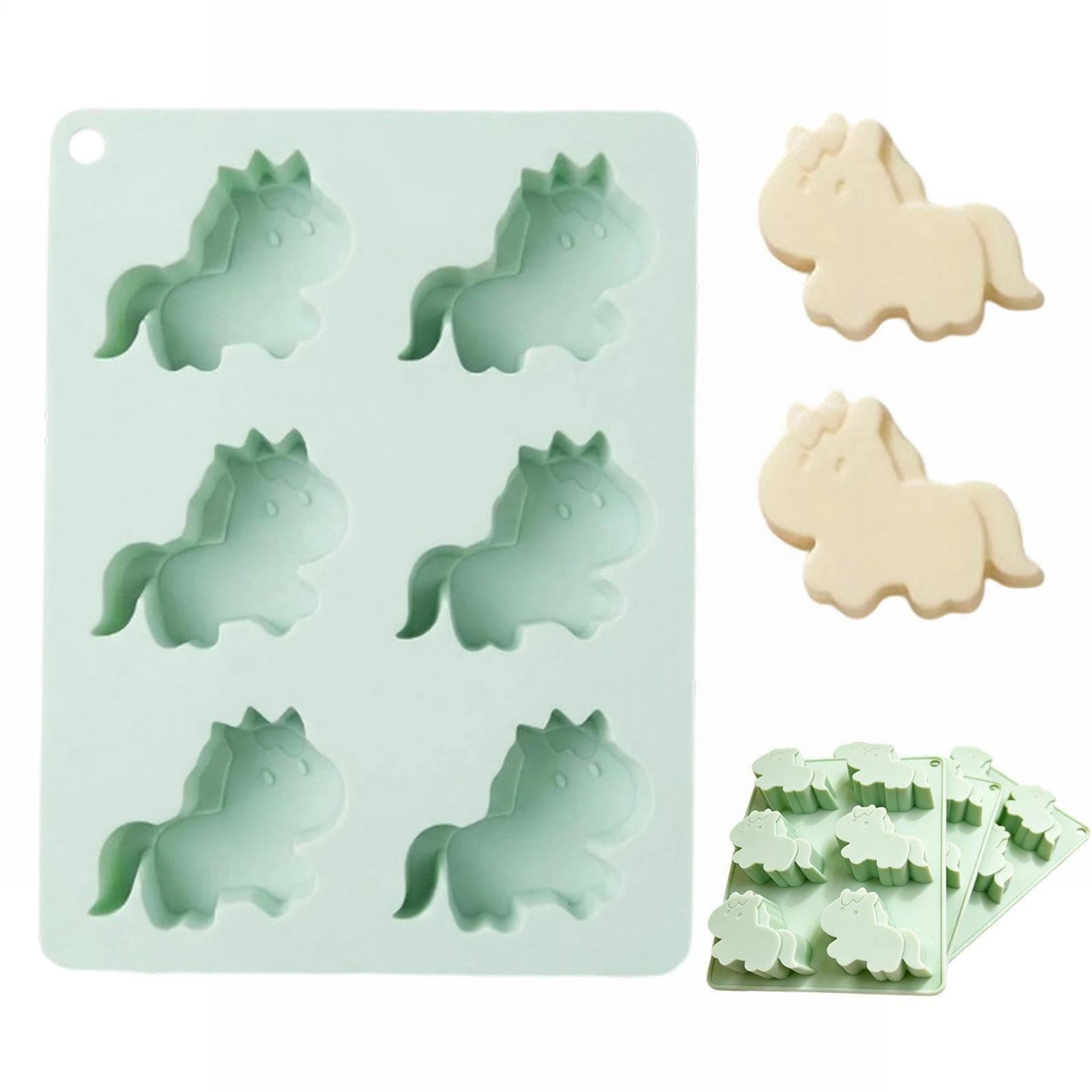 Horse Shaped Silicone Mold for Baking Candy Soap Ice Jelly DIY Making ...