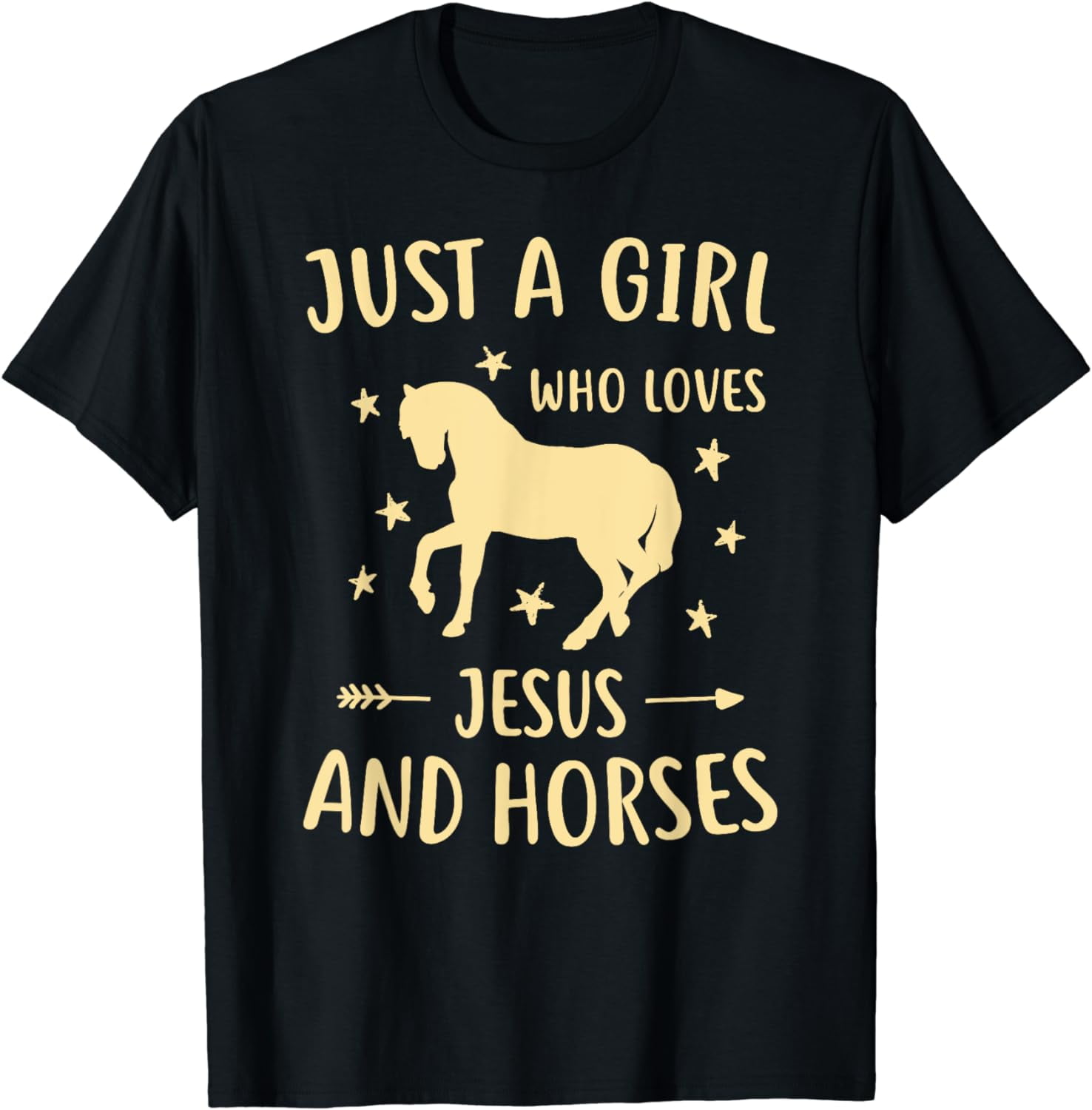 Horse Shirts For Women Teen Girls Jesus And Horses T-Shirt - Walmart.com