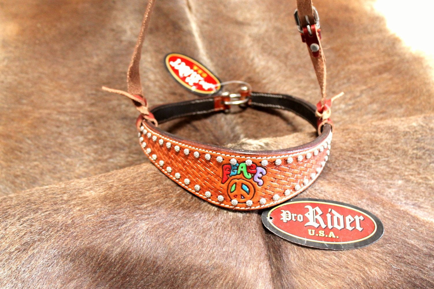 Horse Show Bridle Western Leather Barrel Racing Tack Rodeo Noseband ...