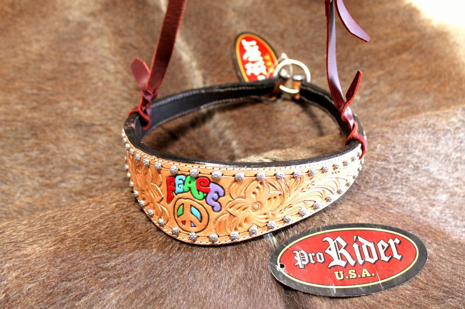 Horse Show Bridle Western Leather Barrel Racing Tack Rodeo Noseband ...