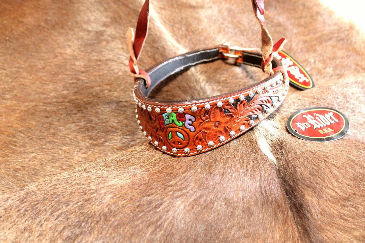 Horse Show Bridle Western Leather Barrel Racing Tack Rodeo Noseband ...