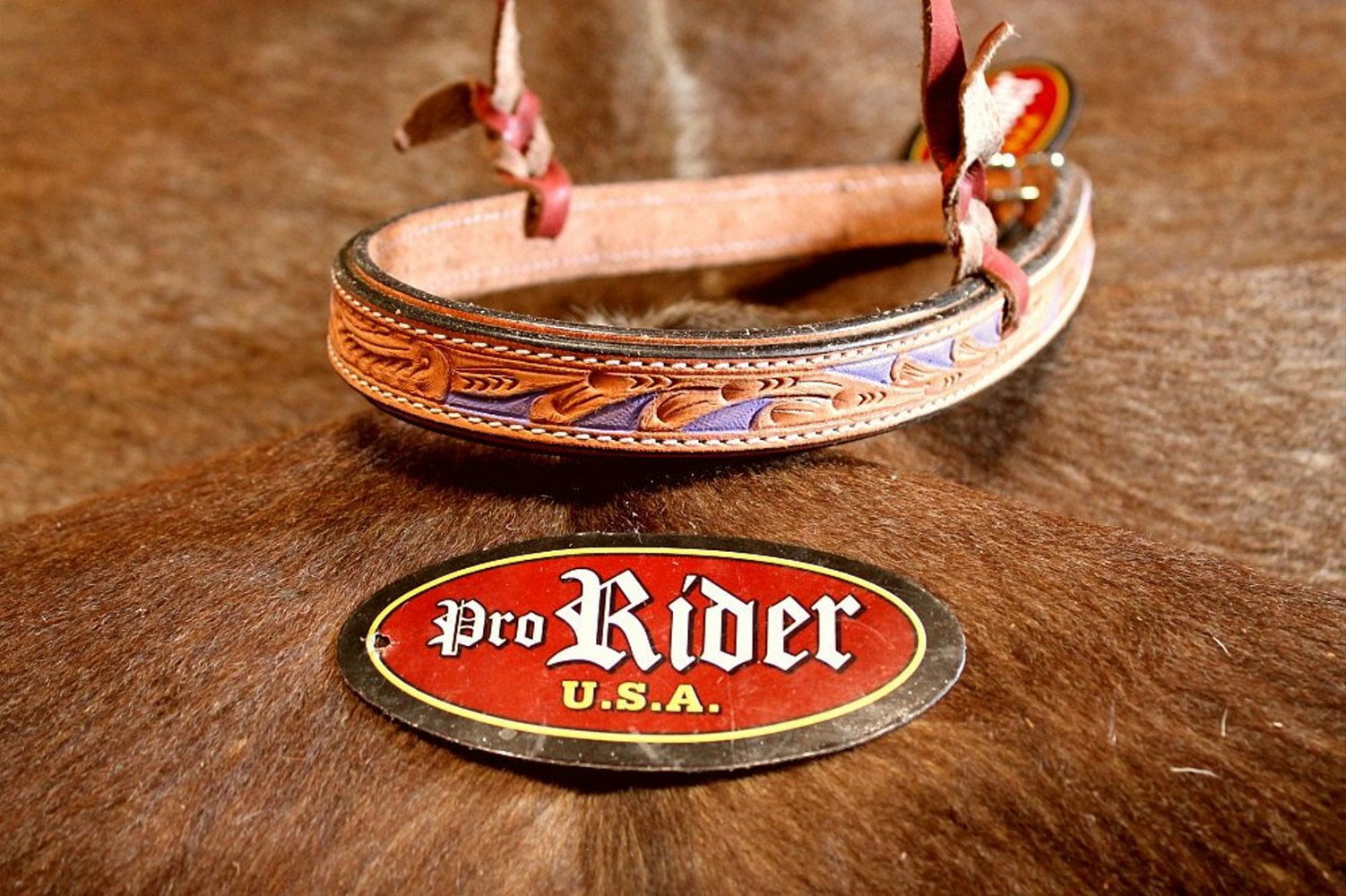 Horse Show Bridle Western Leather Barrel Racing Tack Rodeo Noseband ...