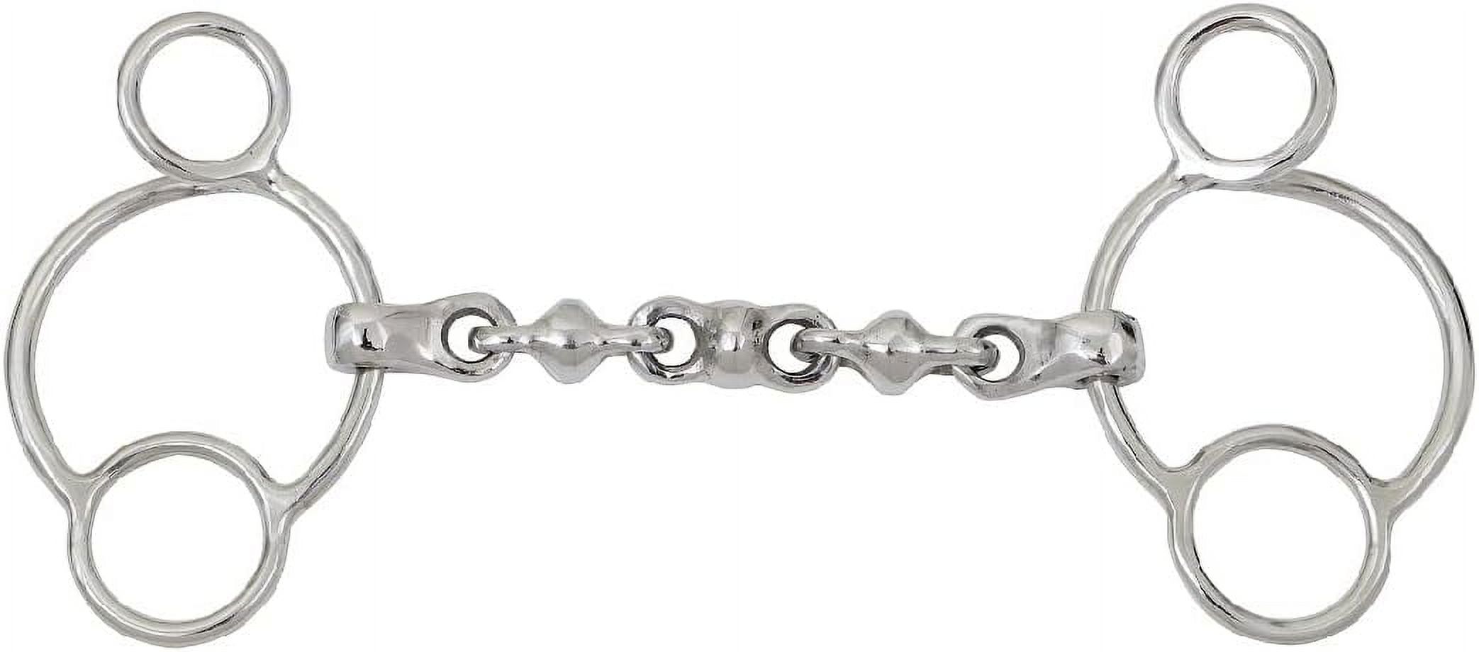 Horse Snaffle Bit Mouthpiece 3 Ring 2 Gag Jumping Shows New - Walmart.com