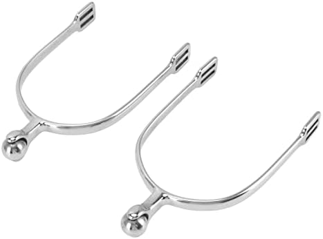 Horse Spurs, Roller Ball Spurs 5.9x3.3x0.6 Inch Stainless Steel, 2PCS ...