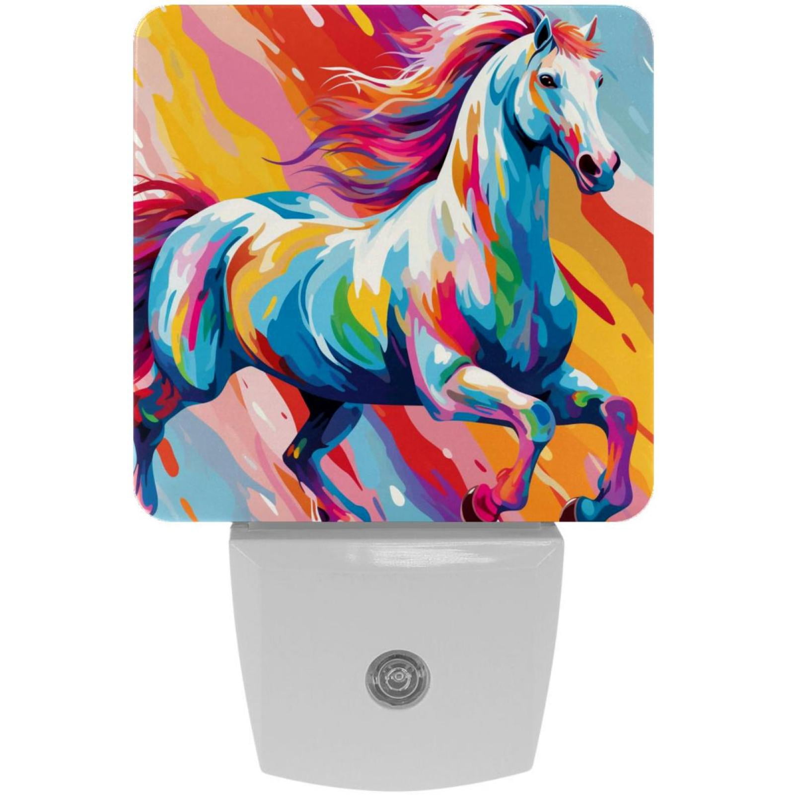 Horse Square LED Night Lights - Small, Portable Lighting for Any Room ...