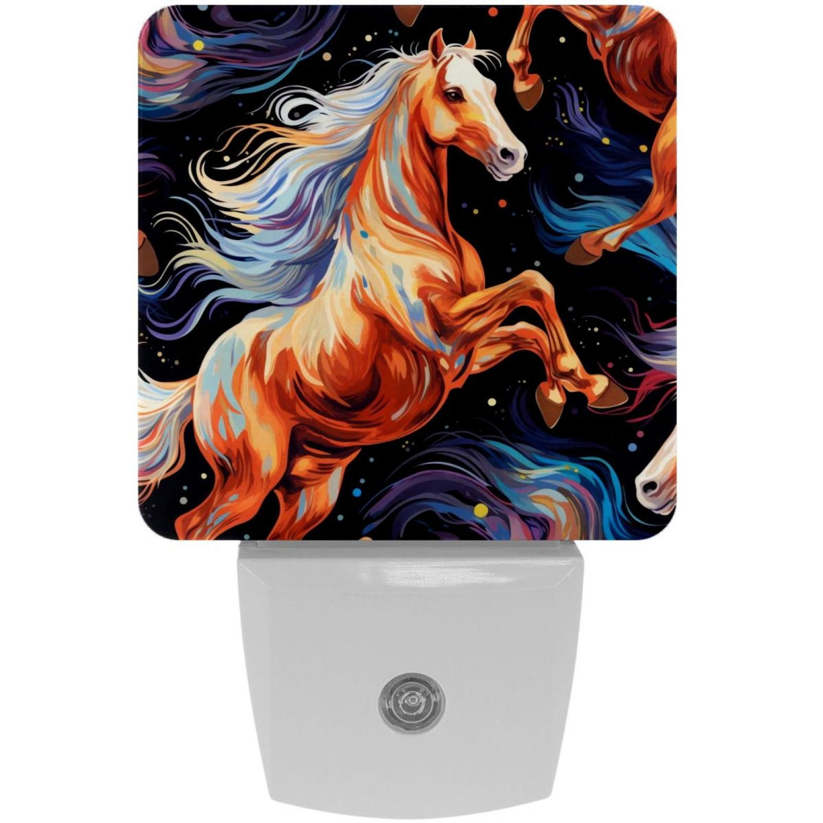 Horse Square LED Night Lights - Small, Portable Lighting for Any Room ...
