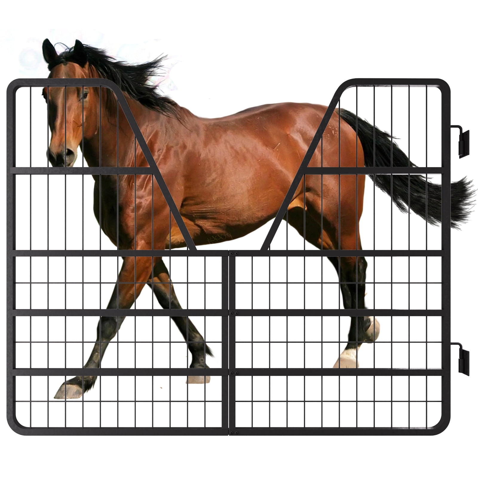 Horse Stall Door having 52" W x 42" H, Horse Stall Guard showcasing ...