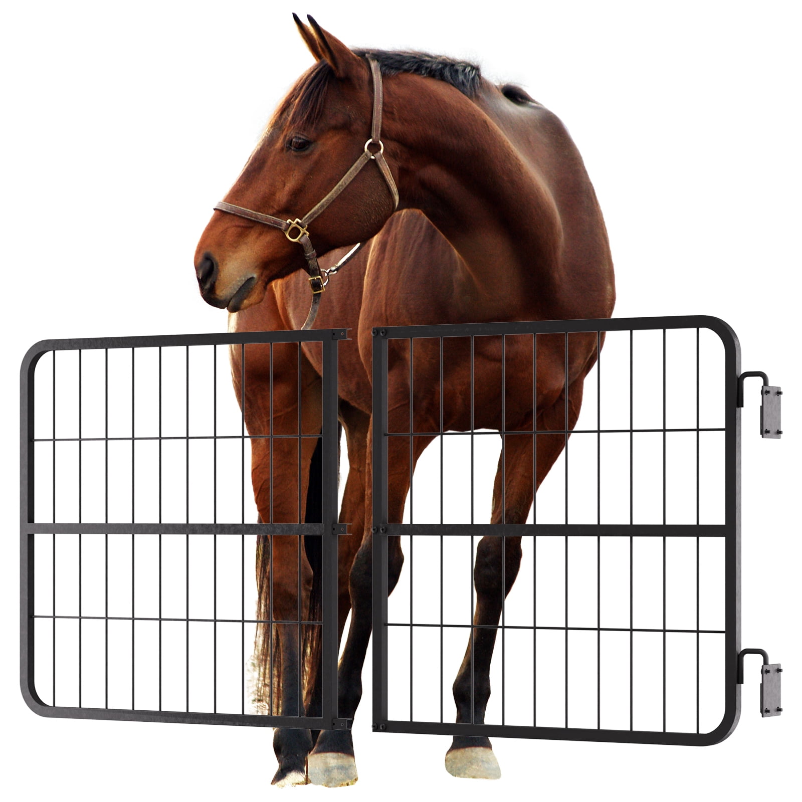 Horse Stall Door equipped with 48" L x 24" H, Horse Stall Guard ...
