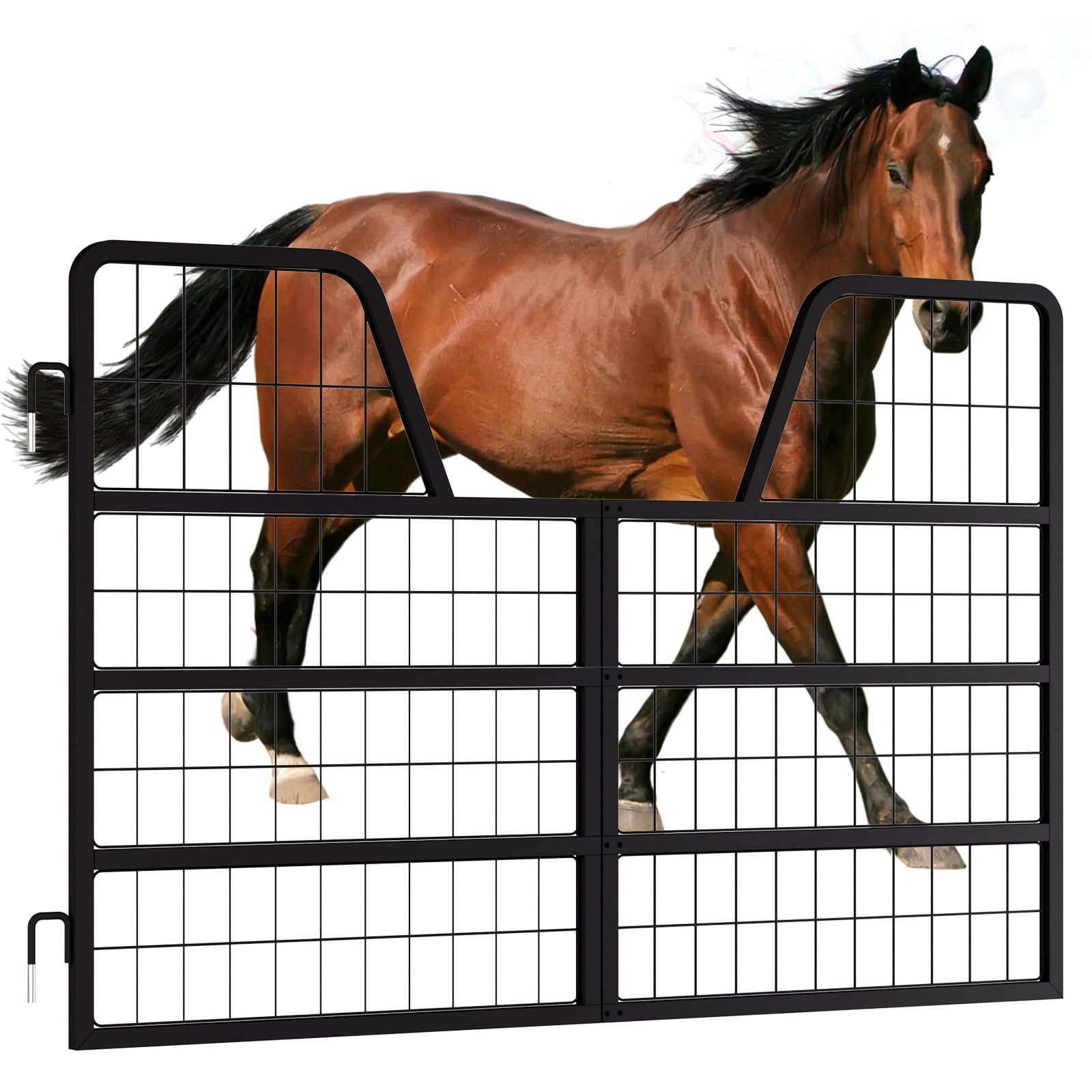 Horse Stall Guard with Yoke Design, Horse Stall Door in 48" W x 31.9" H ...