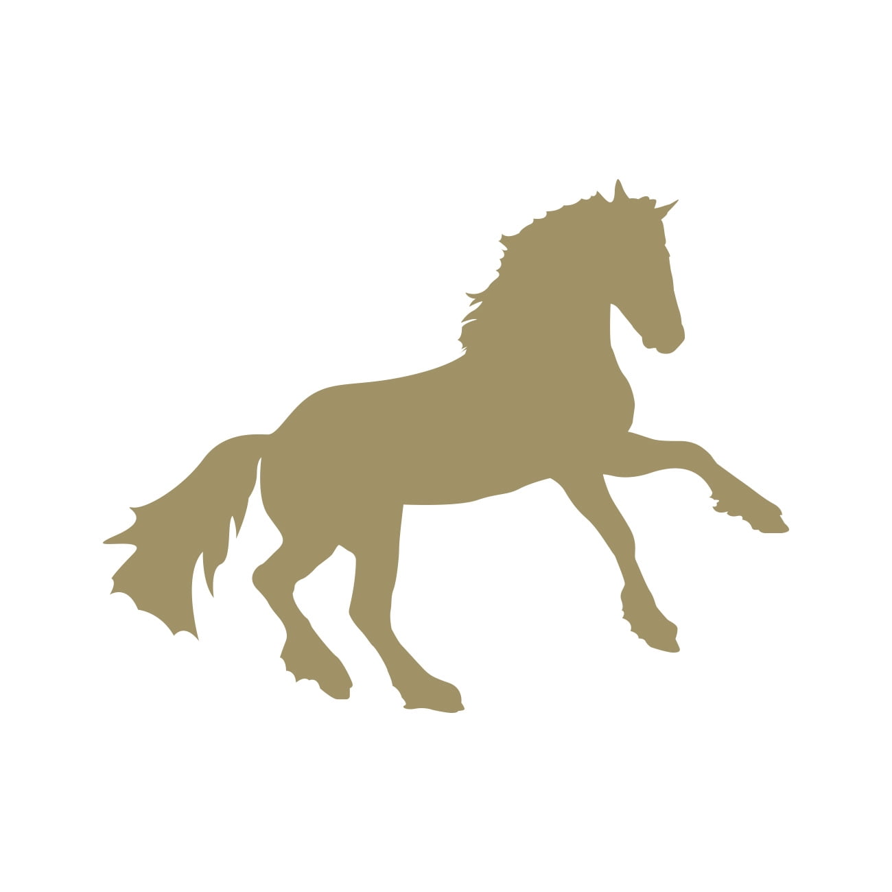 Horse Stallion Mare Galloping Sticker Decal Die Cut - Self Adhesive ...