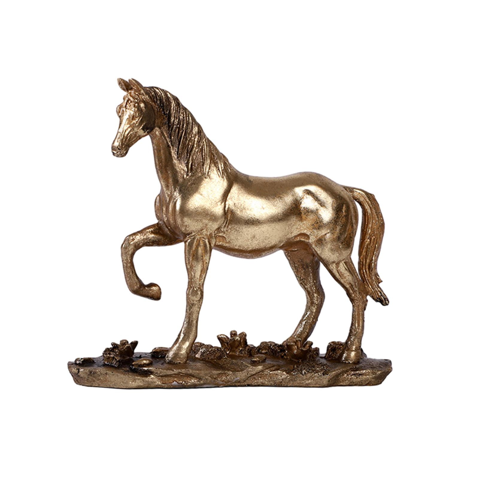 Horse Statue Horse Figurines, Resin Desktop Figure, Animal Sculptures ...