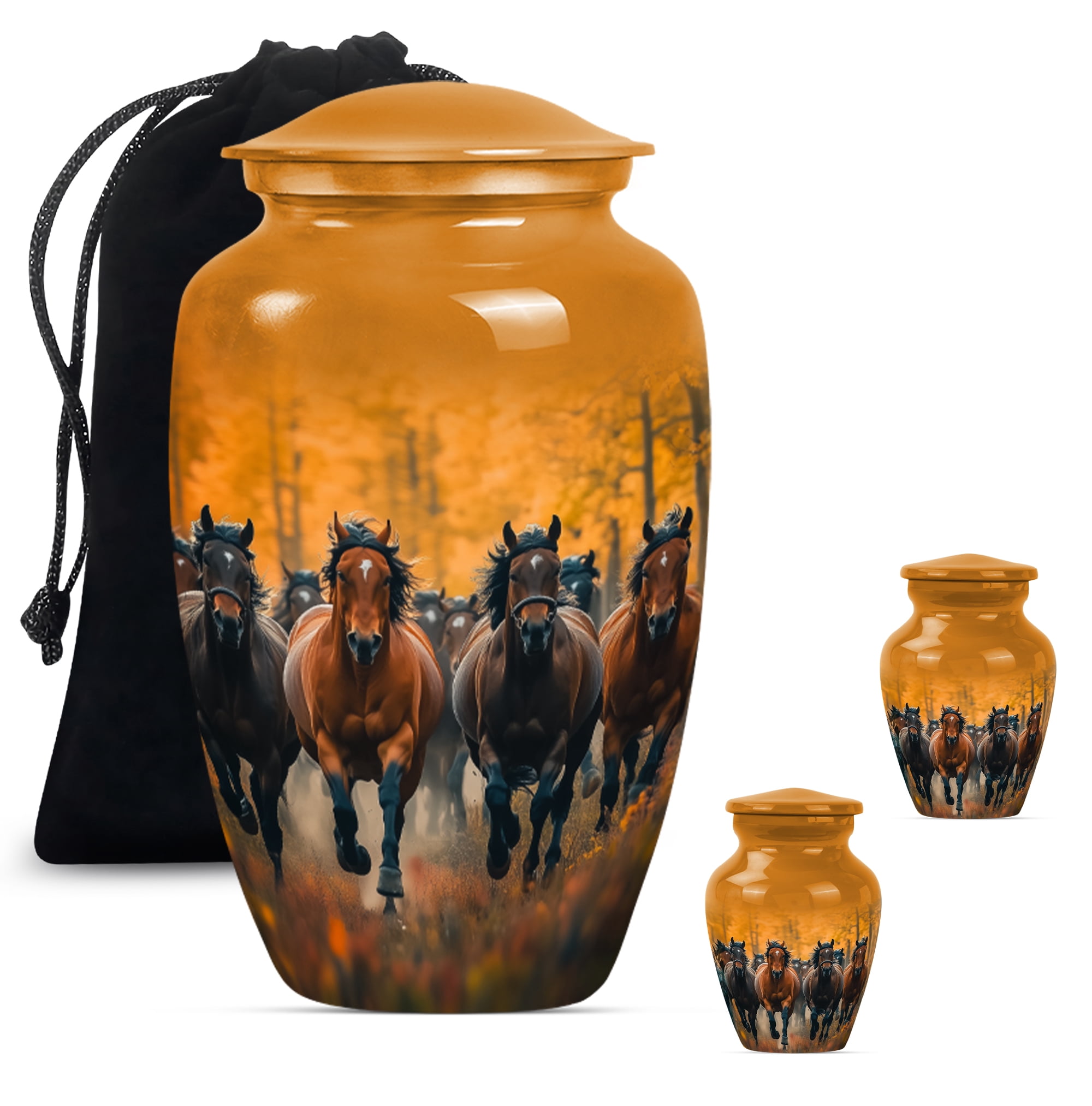Horse Urn for Ashes for Women, Mini Urn for Ashes, Large Cremation Urns ...